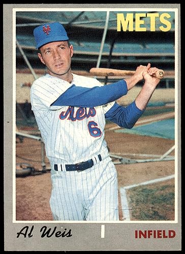Amazon.com: 1970 Topps # 498 Al Weis New York Mets (Baseball Card) VG ...