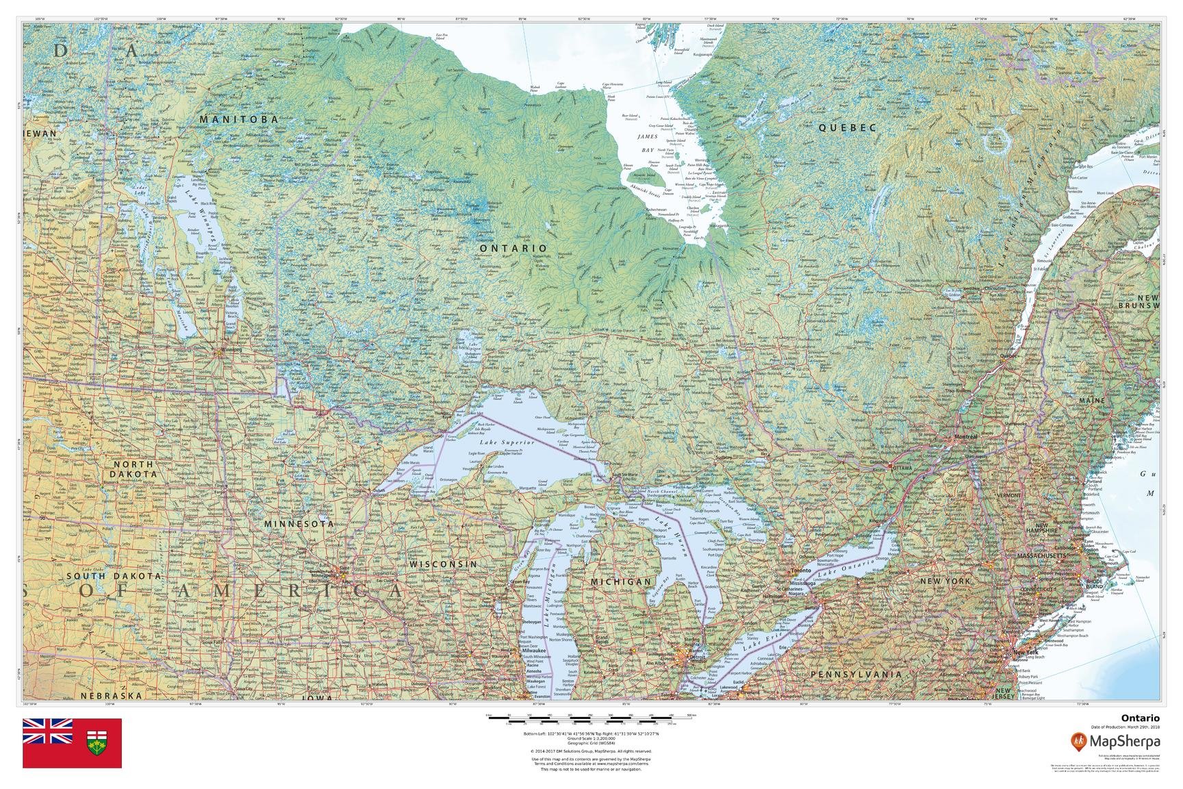 Discover Canada With These 20 Maps Ontario Map Ontario Map Surprise