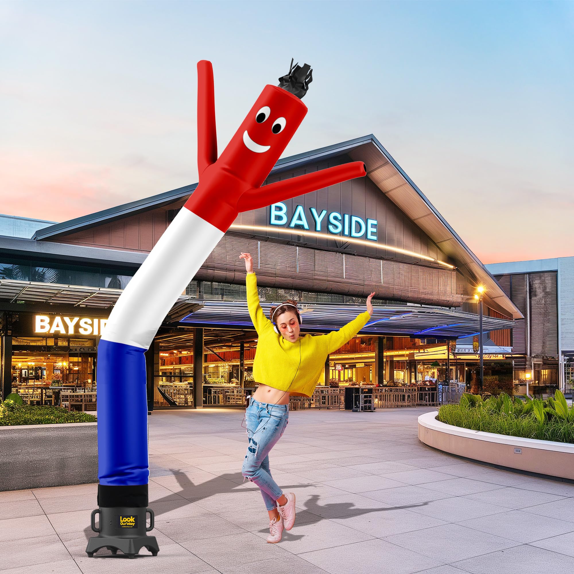 Snapklik.com : Air Dancers Inflatable Tube Man Attachment - 10 Feet ...