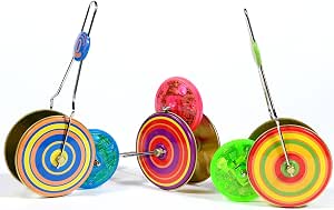 Amazon.com: Regal Games Original Jumbo Whirl-O Tin Light Up Toy - Rueda ...