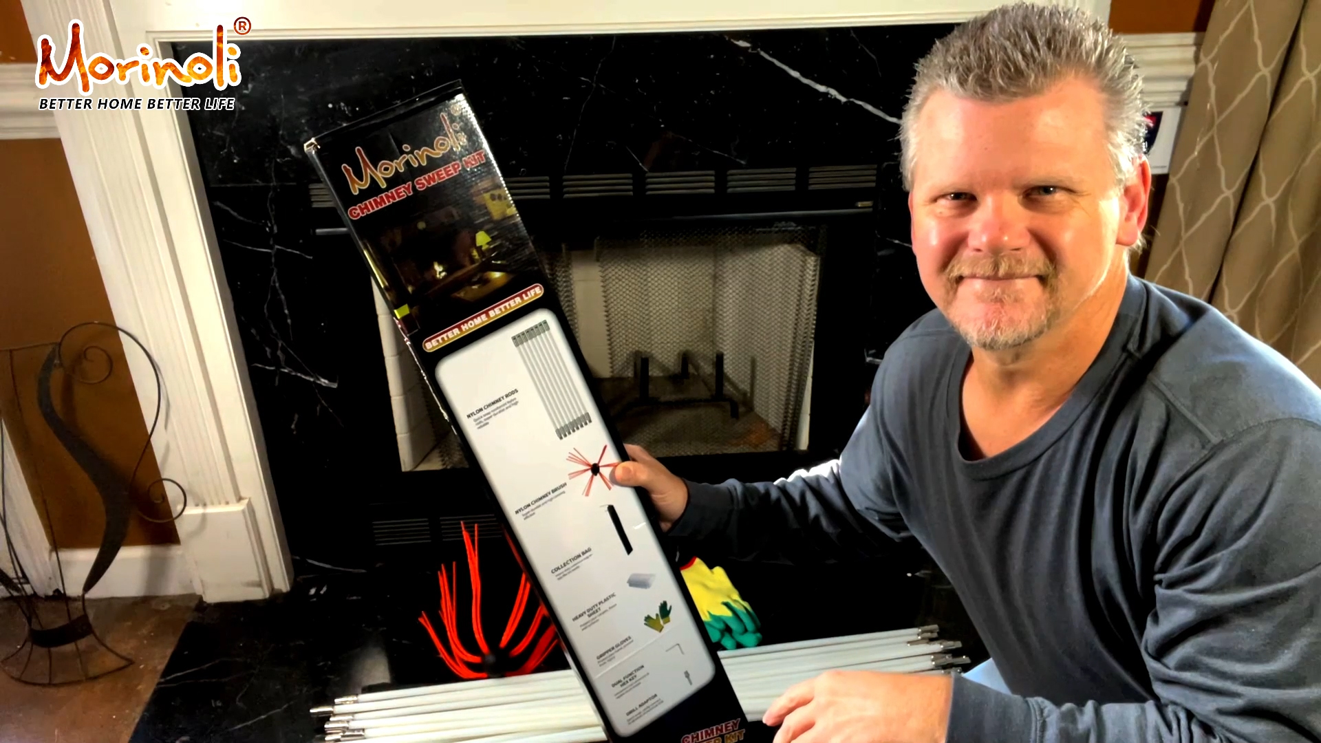 Watch Morinoli Chimney Sweep Kit on Amazon Live