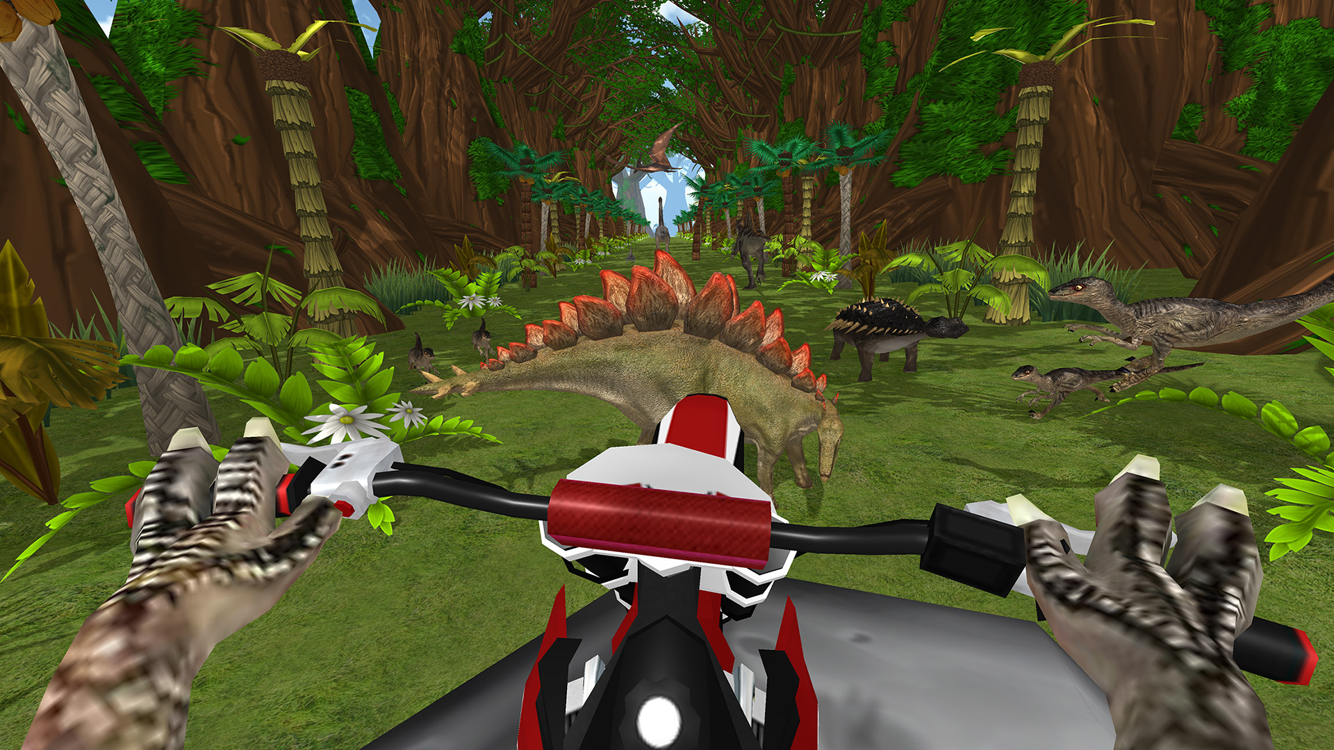 MotoRaptor - Velociraptor Moto Racer - Jurassic Dinosaur Games Rider ...