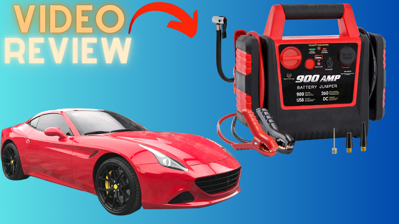 Watch Tyrell Chenergy Car Battery Jump Starter on Amazon Live