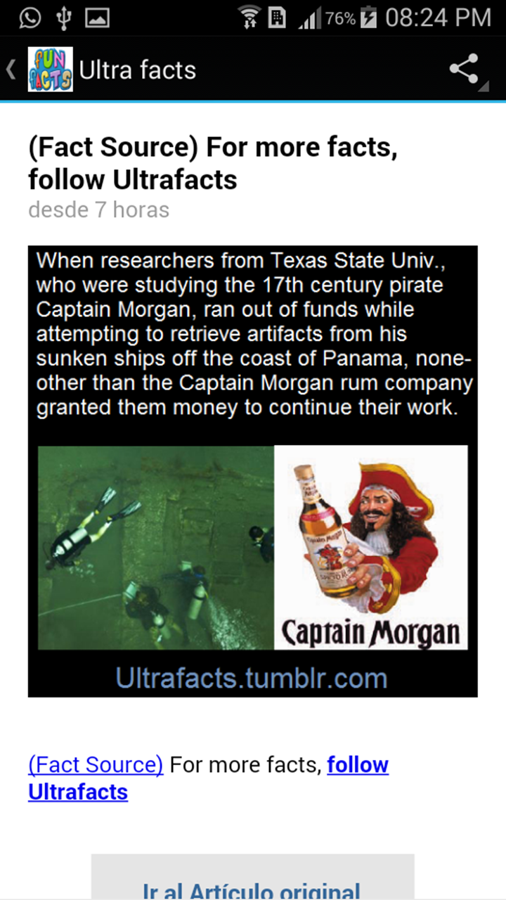 Fun Facts - App on Amazon Appstore