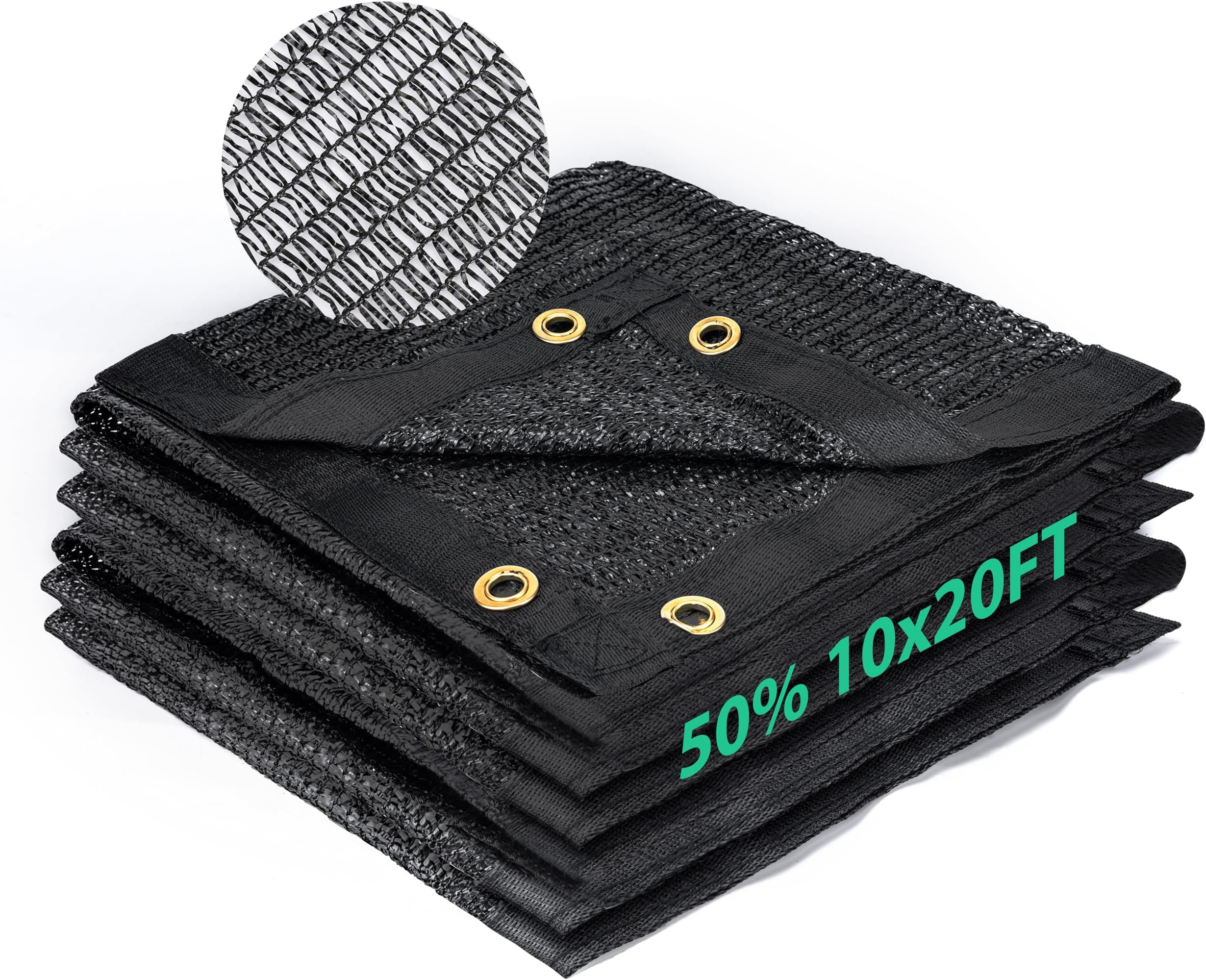 Amazon.com : Kesfitt Garden 50% Shade Cloth, Resistant Sun Shade Net ...
