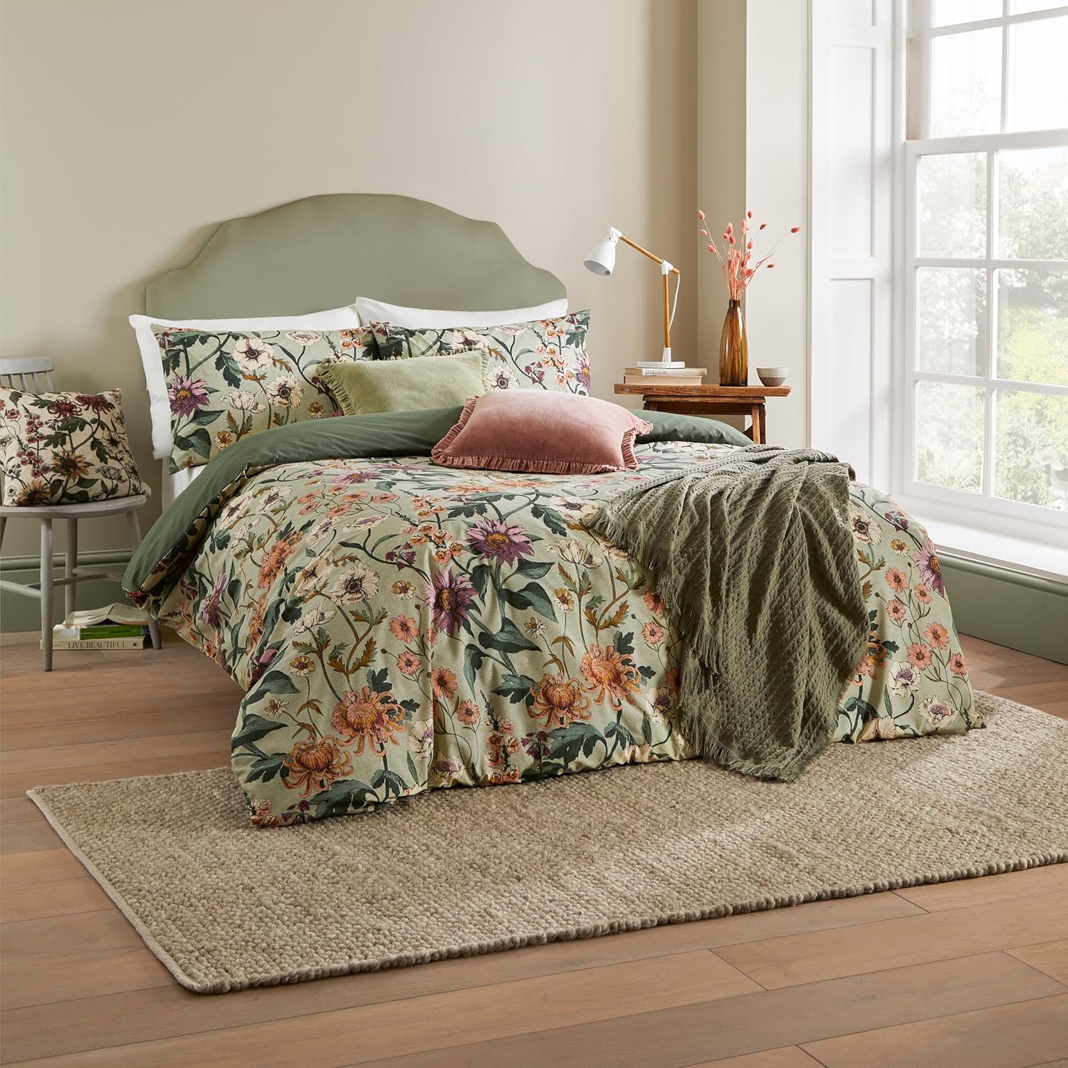 furn. Wylder Nature Wallflower Botanical Duvet Cover Set – Vintage ...