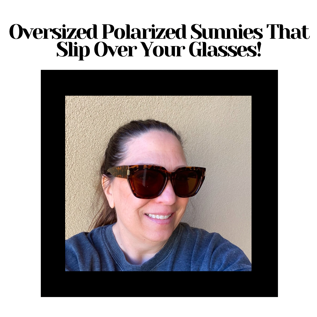 Watch Oversized Polarized Sunnies That Slip Over Your Glasses! on ...