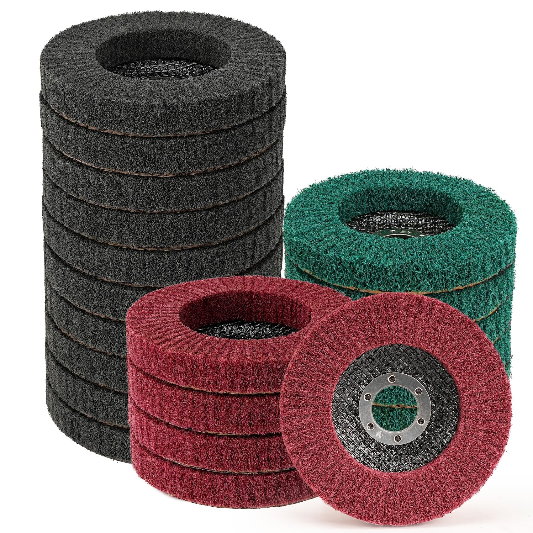 Amazon.com: NuoDunco 10Pcs 180 & 320 Grit + 10Pcs 600 Grit Nylon Fiber ...