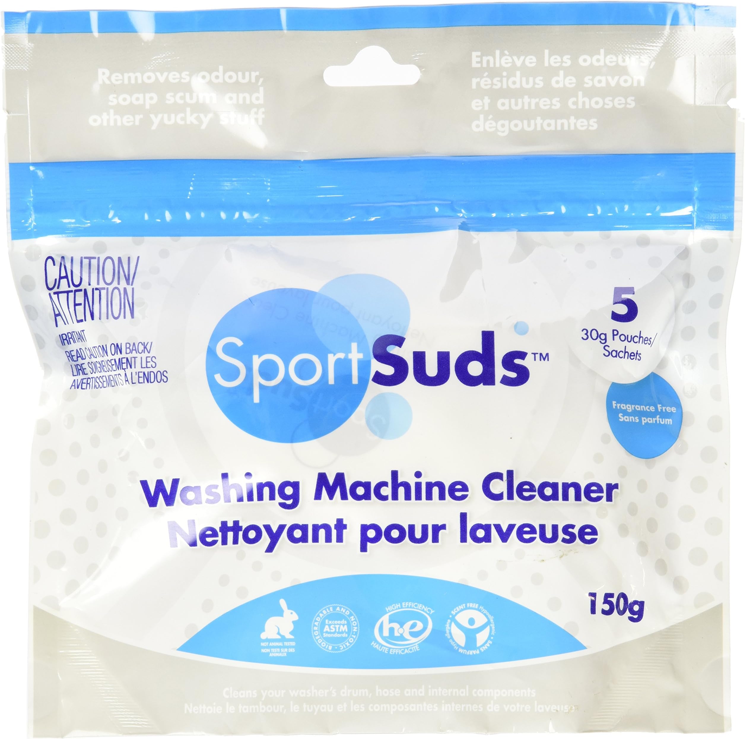 Amazon.com: Sport Suds Washing Machine Cleaner, 5 Pouch : Health ...