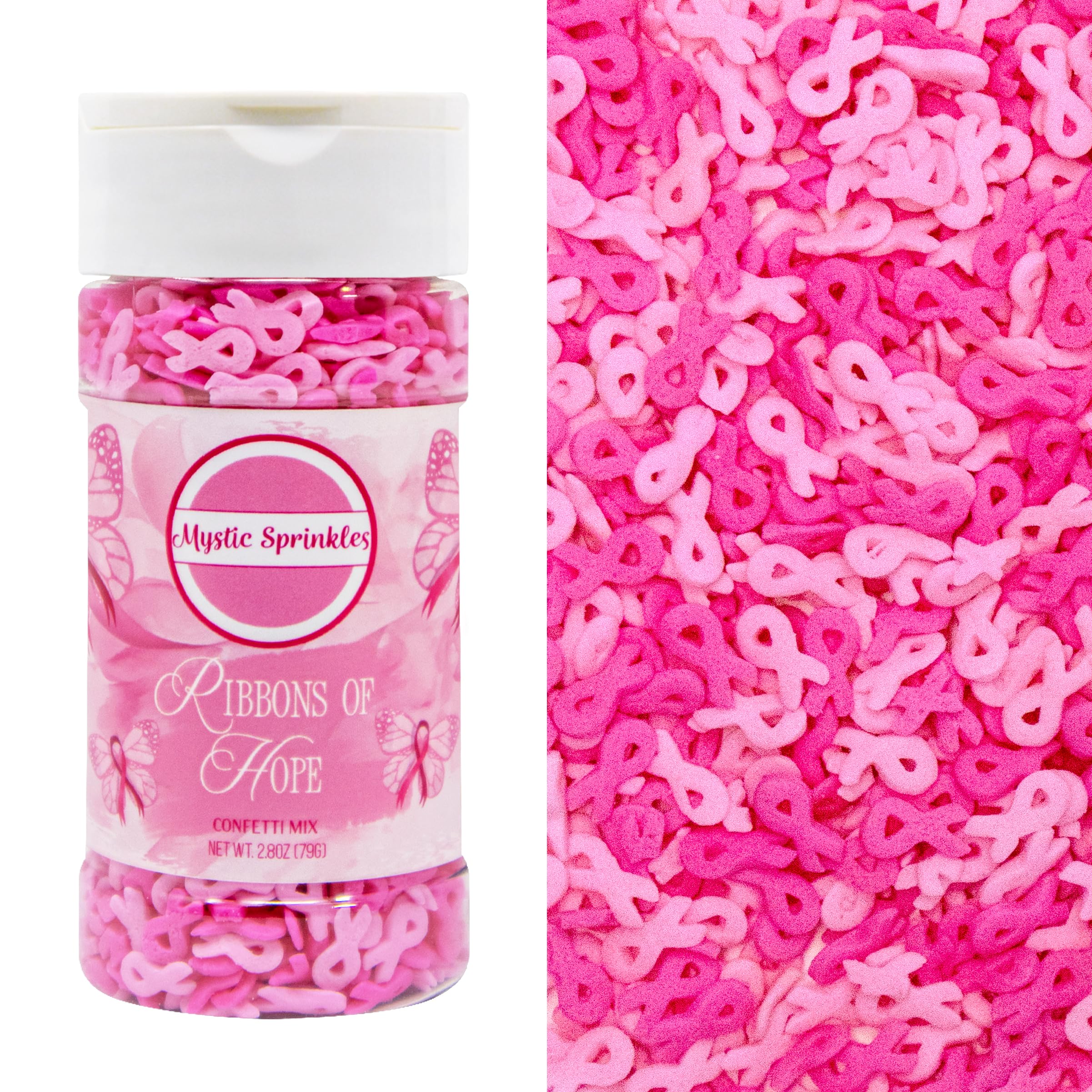 Amazon.com: Mystic Sprinkles Fight Breast Cancer Collection Sprinkle ...