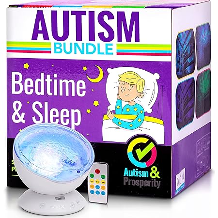 Amazon.com: Calming Autism Sensory LED Light Projector Toy Relax Blue ...