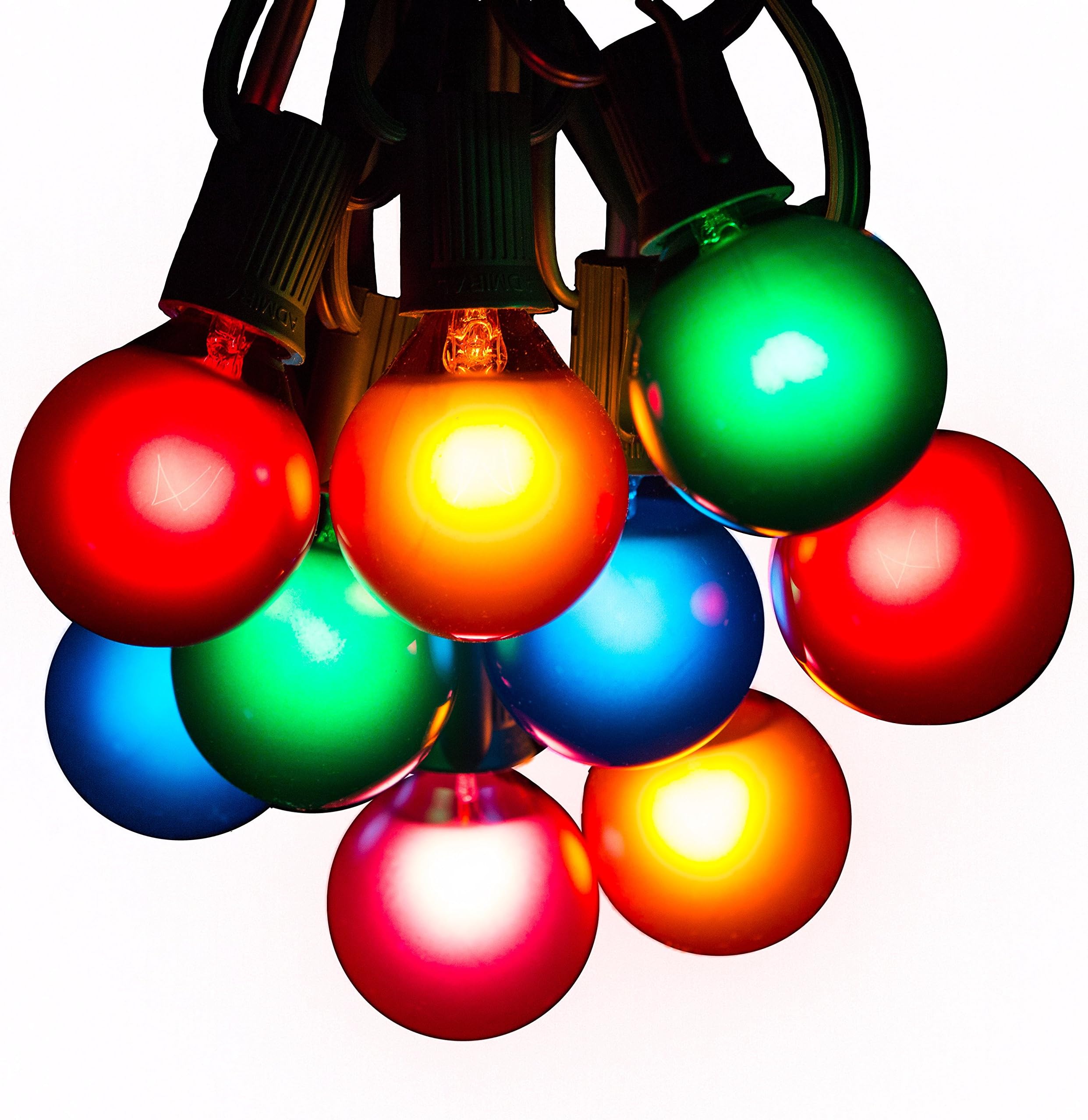 Amazon.com: Hometown Evolution, Inc. 50 Foot Outdoor Globe Patio String ...