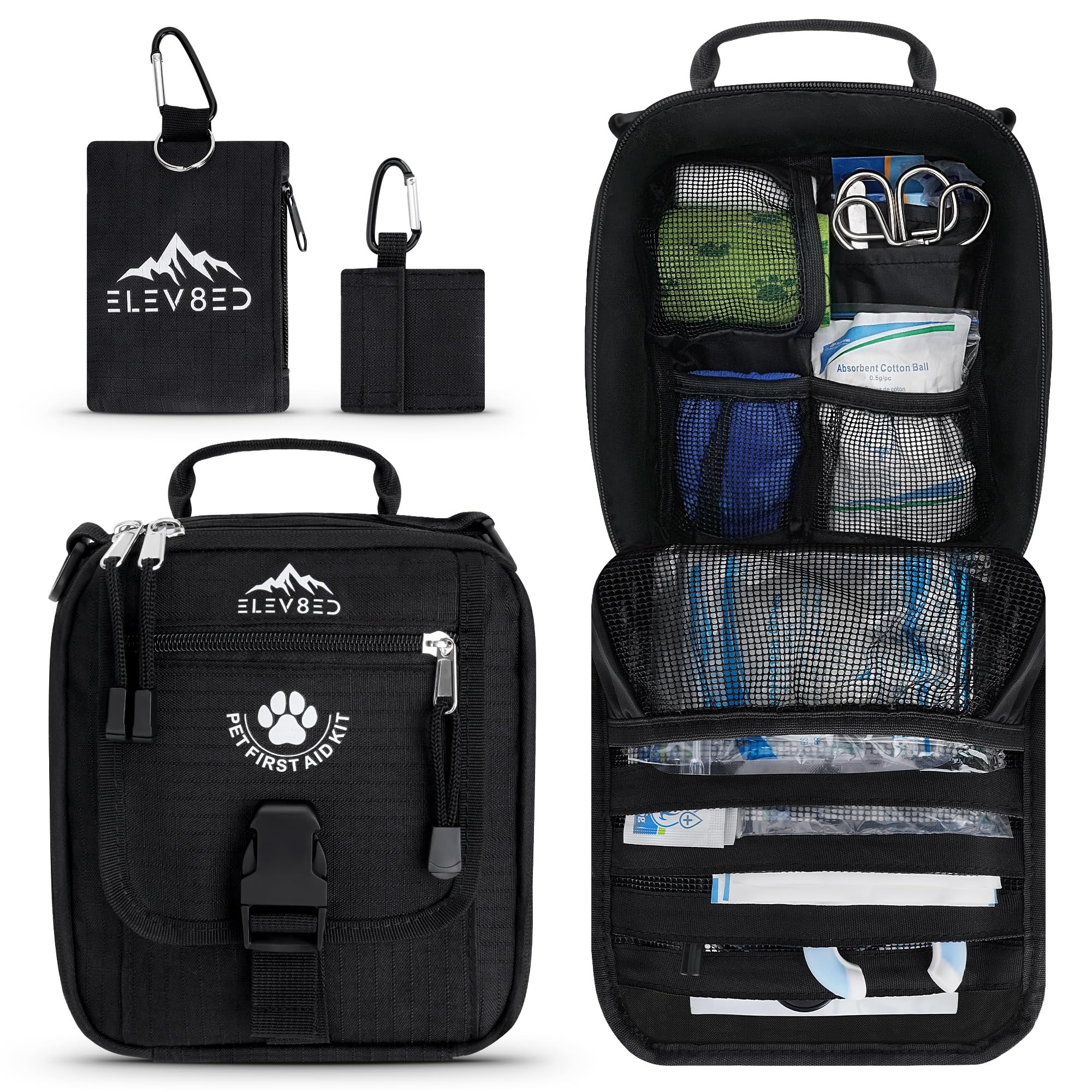 Pet Supplies : ELEV8ED Dog First aid kit, pet First aid kit for Dogs ...