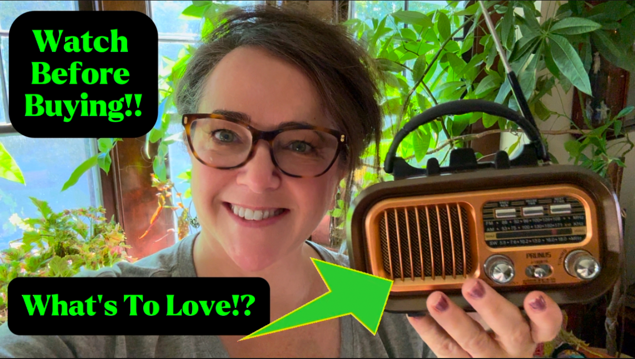 Watch Stylish Portable Radio! Solar Panel, Retro, Powerful Sound! on ...