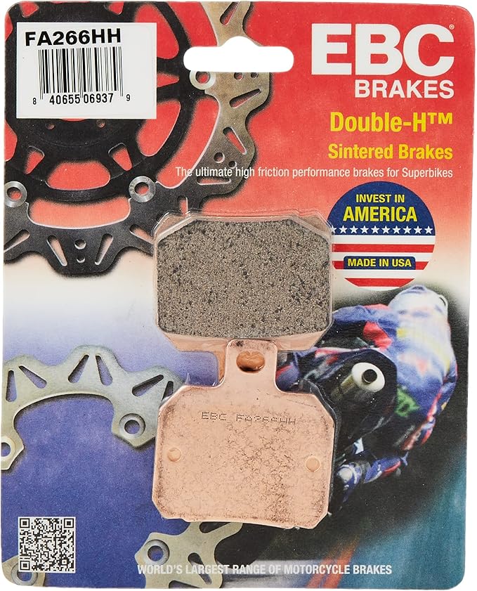 Amazon.com: EBC Brakes FA266HH Disc Brake Pad Set, Black, One-Size ...