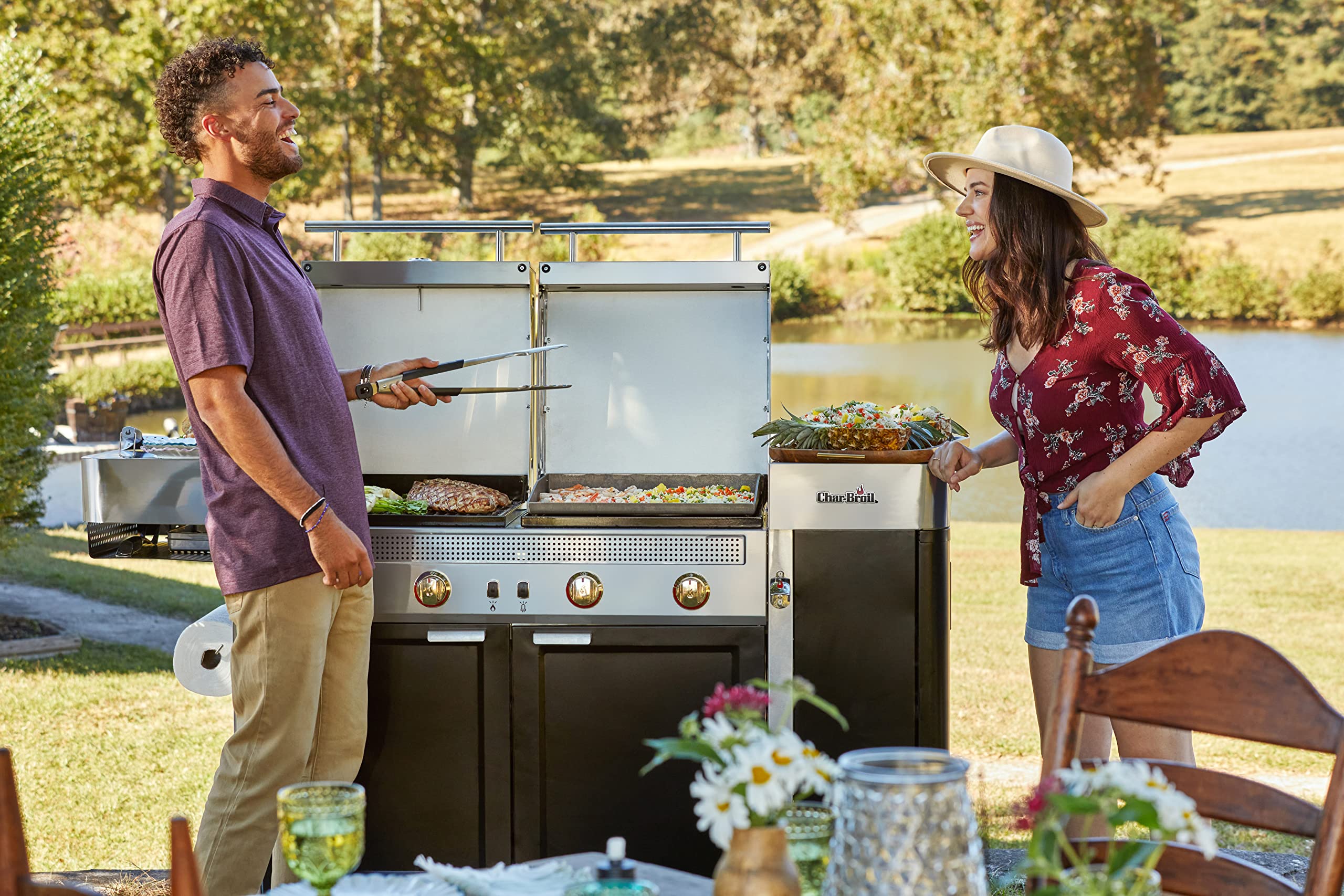 Char-Broil 463259423 Medallion Series Vista Outdoor Kitchen Gas Grill ...