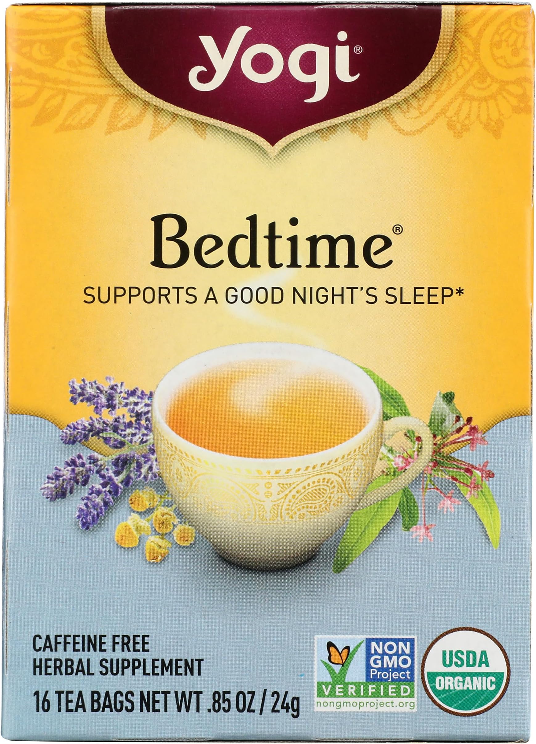 Amazon.com : Yogi Tea, Organic Bedtime, 16 ct : Grocery & Gourmet Food