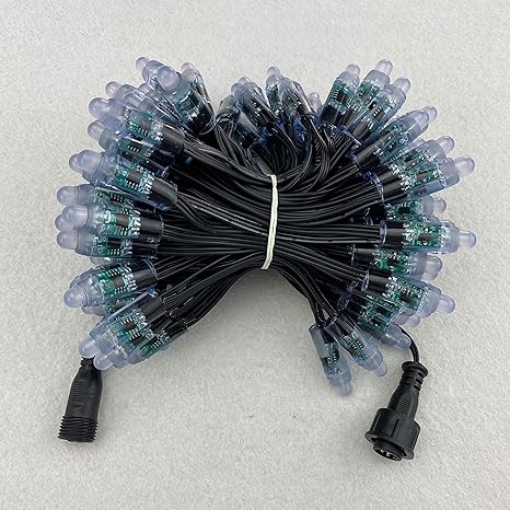 Amazon.com: AMNOUR 1000pcs 100ct DC12V WS2811 Regulated Bullet led ...