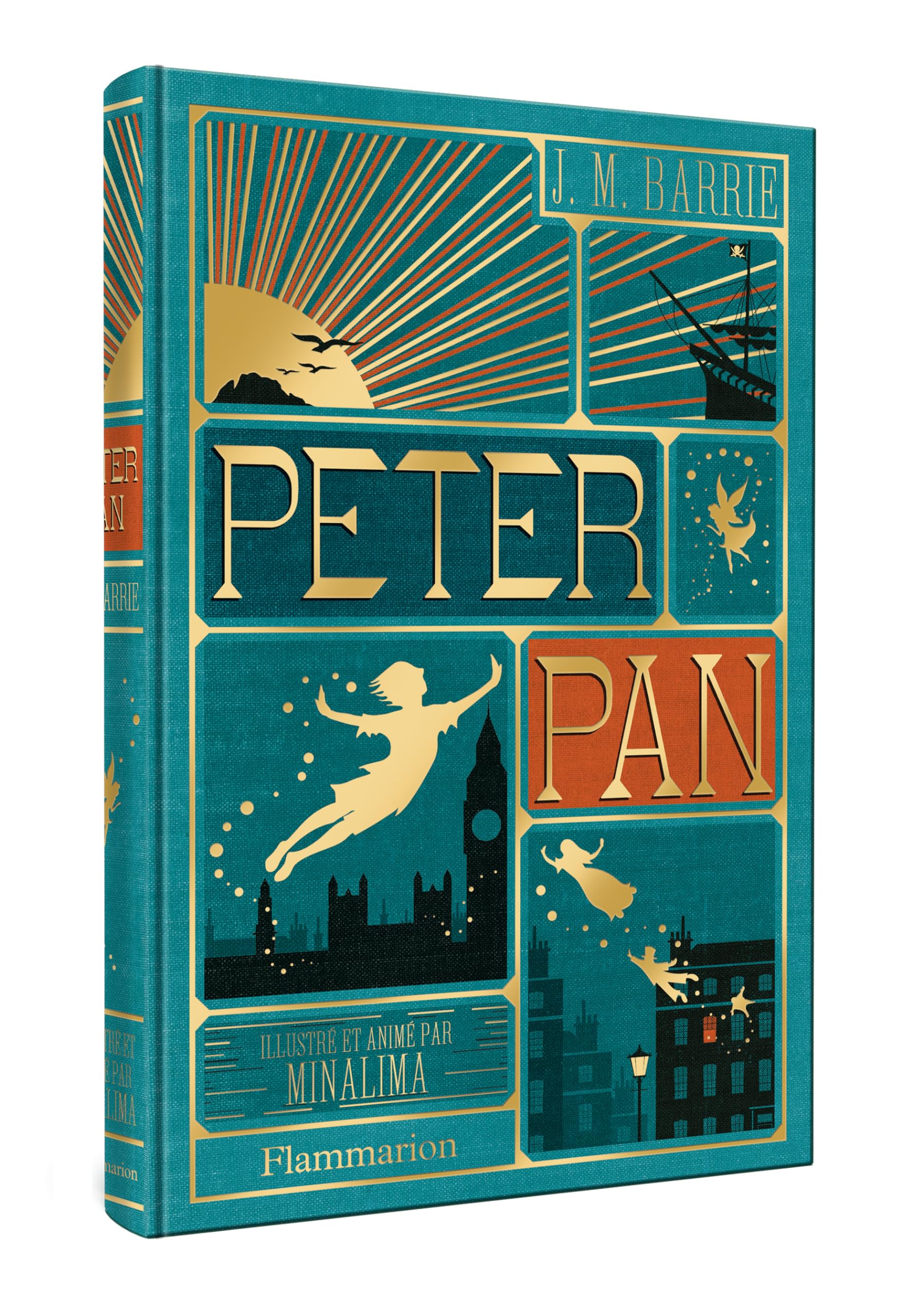 Amazon.fr - Peter Pan: Illustré et animé par MinaLima - Minalima, Barrie, James Matthew - Livres
