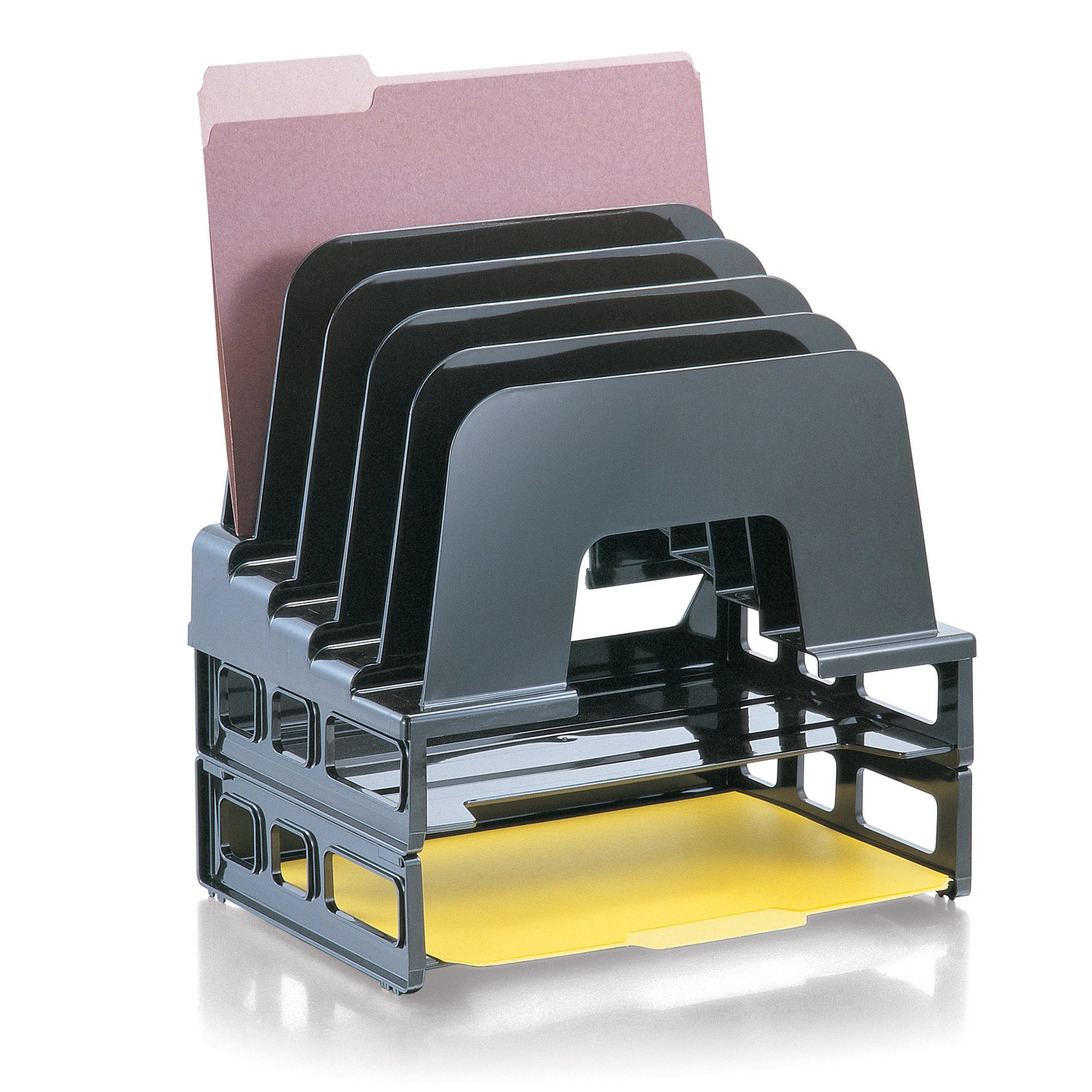 Snapklik.com : Officemate Incline Sorter, 2 Trays, 5-Compartments ...