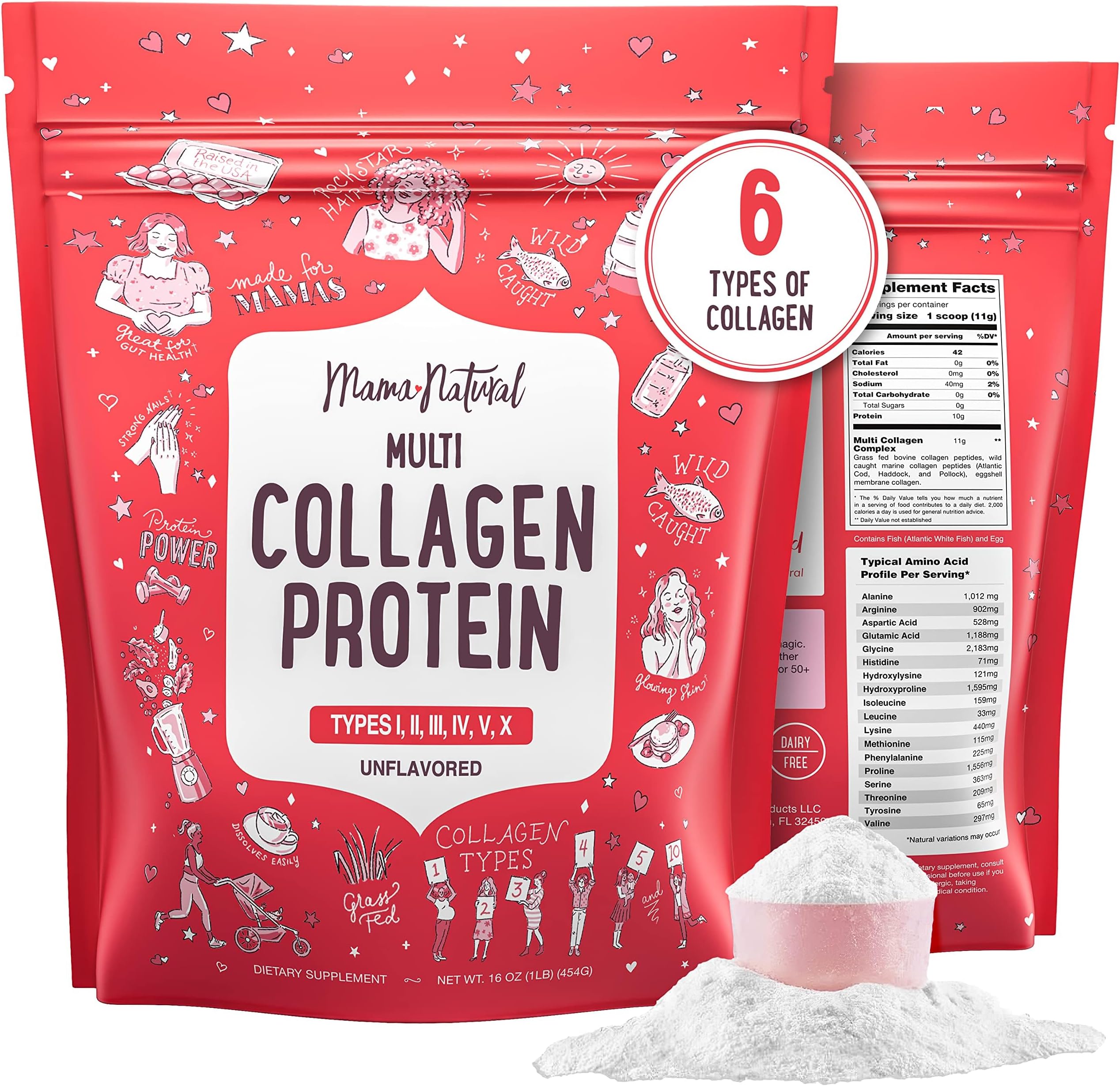 Amazon.com: Revive Naturals Multi Collagen Hydrolyzed Protein Powder ...