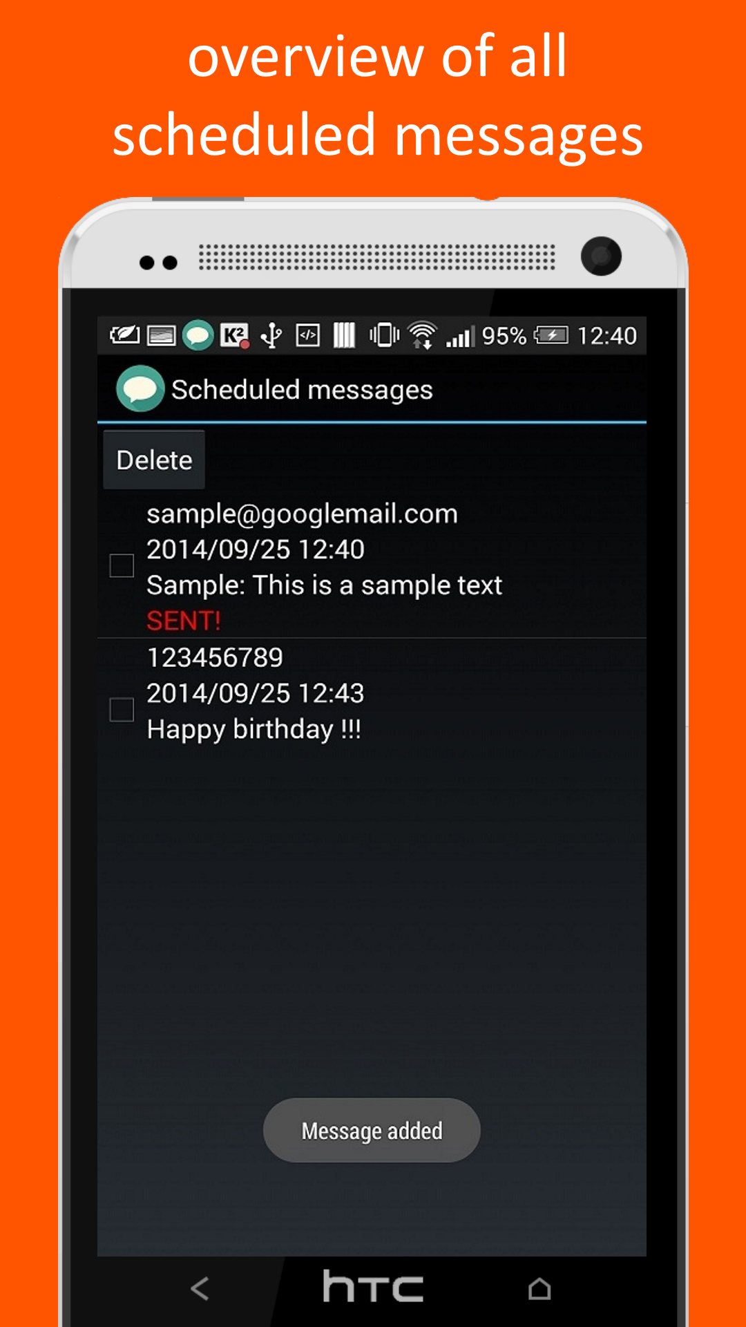 Message Scheduler - App on Amazon Appstore
