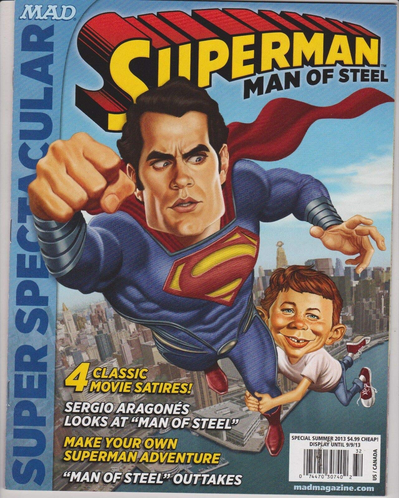 MAD MAGAZINE SPECIAL SUMMER 2013, SUPERMAN MAN OF STEEL, SUPER ...