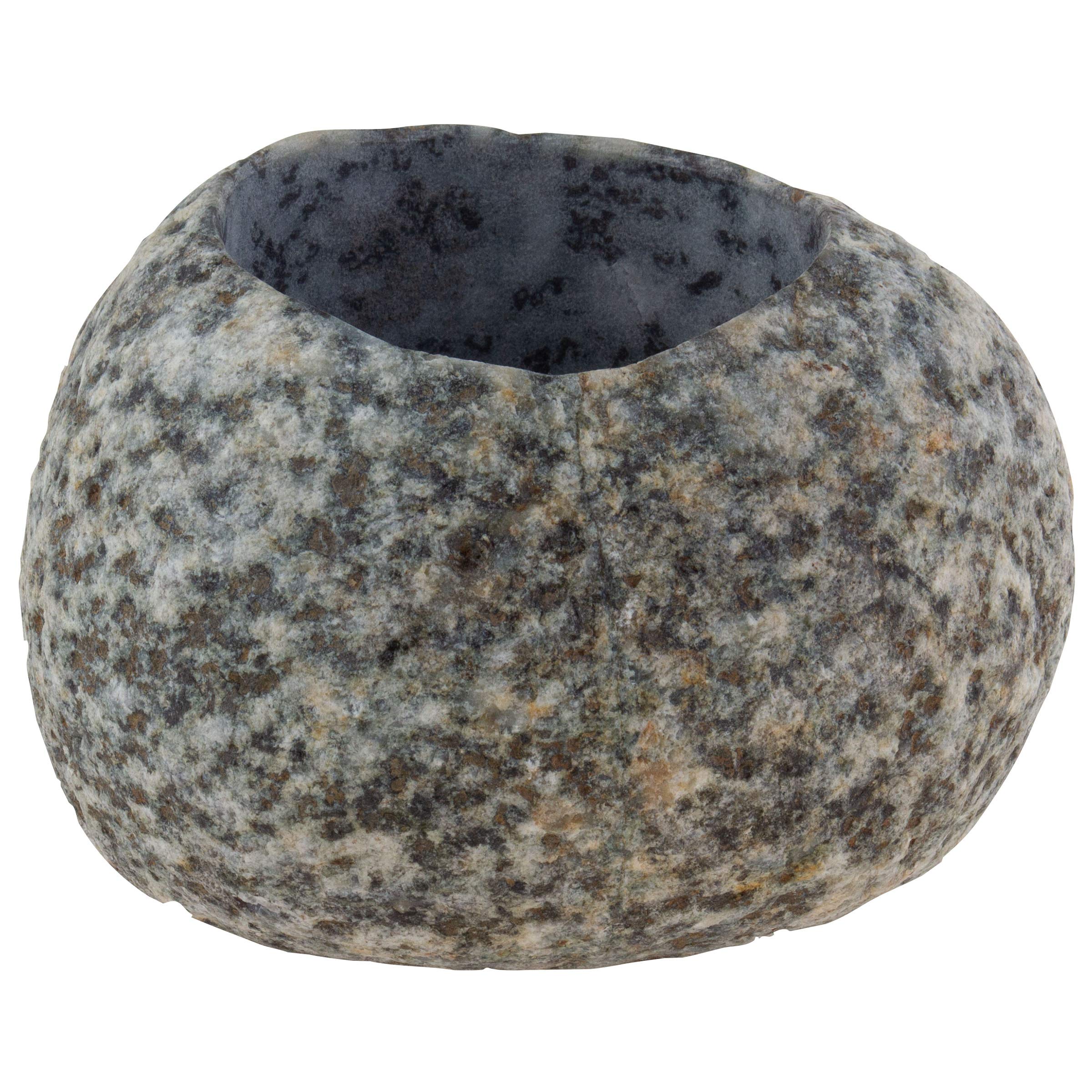 Amazon.com: Karma Gifts River Stone Planter, Small : Patio, Lawn & Garden