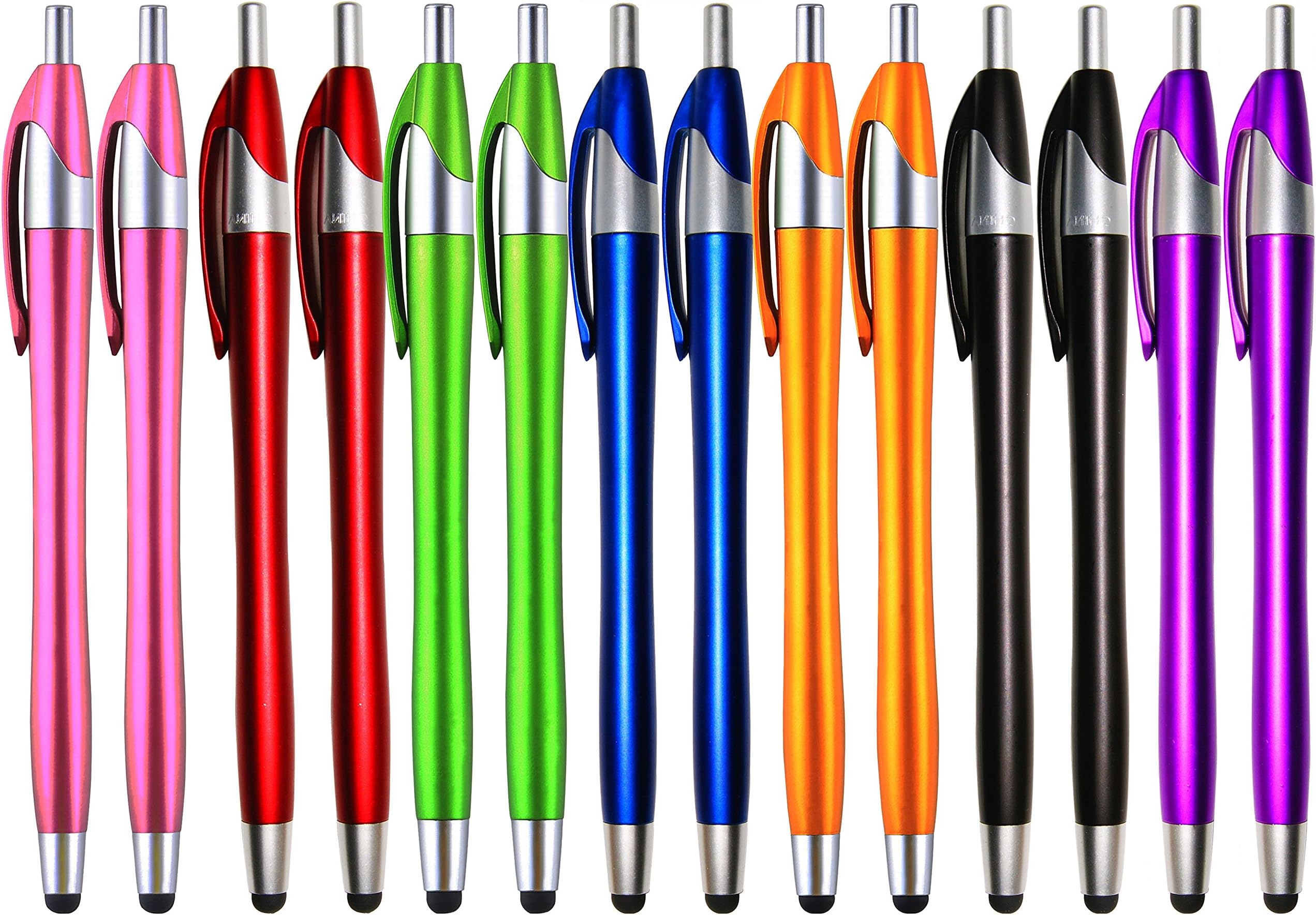 Amazon.com: Skoloo Electronic Screen Touch Stylus,14 Pack 2 in 1 Slim ...