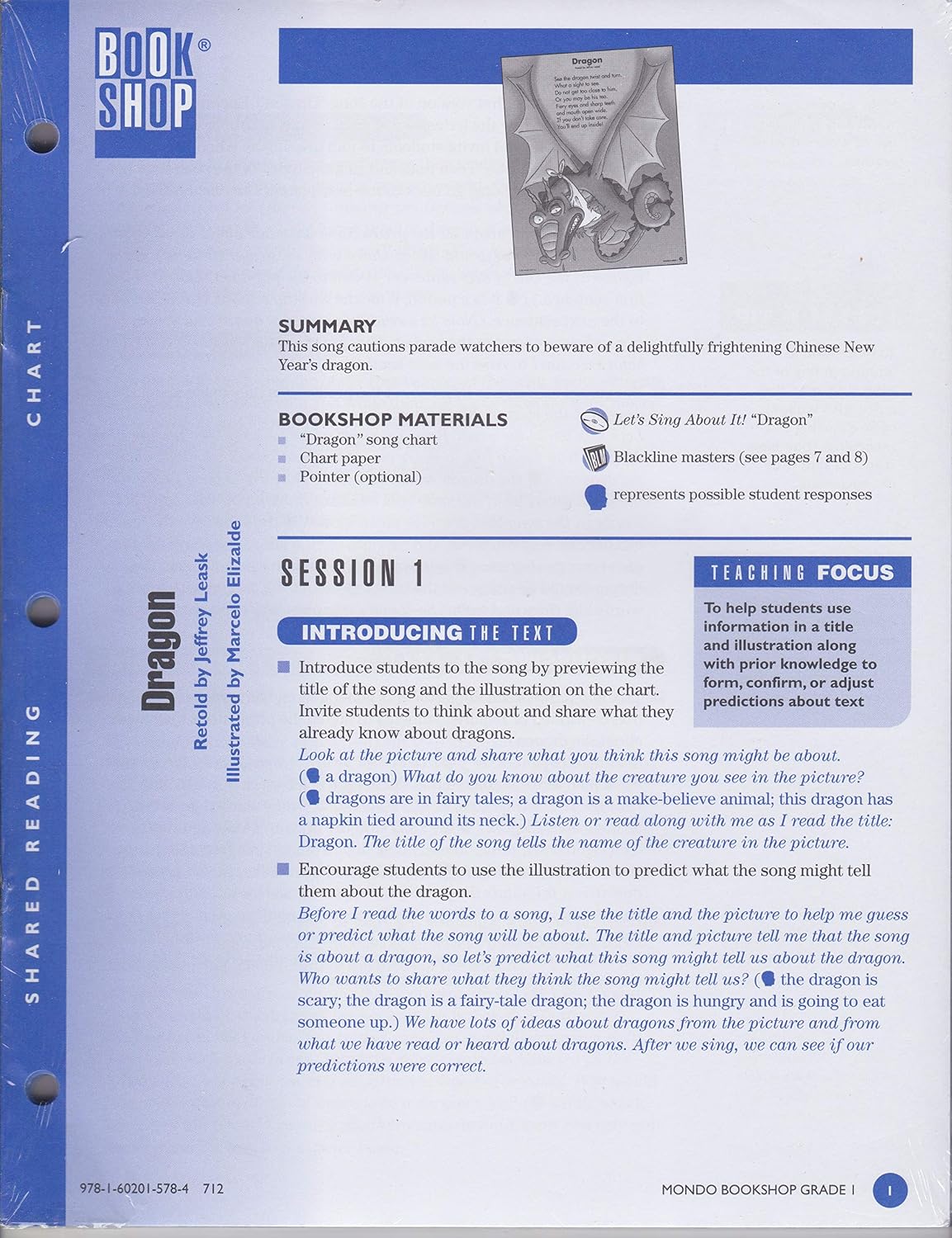 Bookshop Reading Lesson Plans Grade 1: unknown author: 9781602017207 ...
