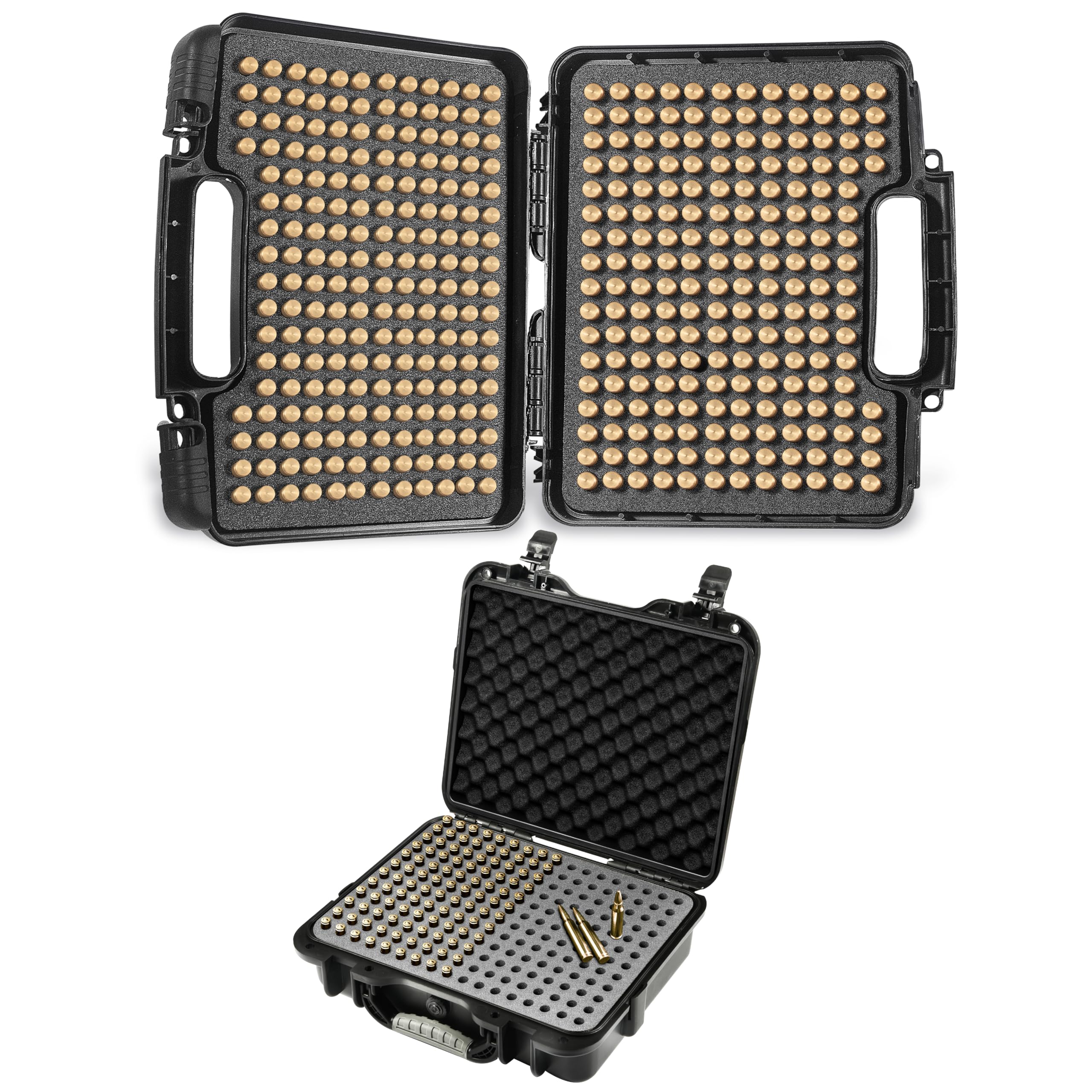 Amazon.com: 390Round 9mm Ammo Storage Case and 200 Round 7.62 Bullet ...