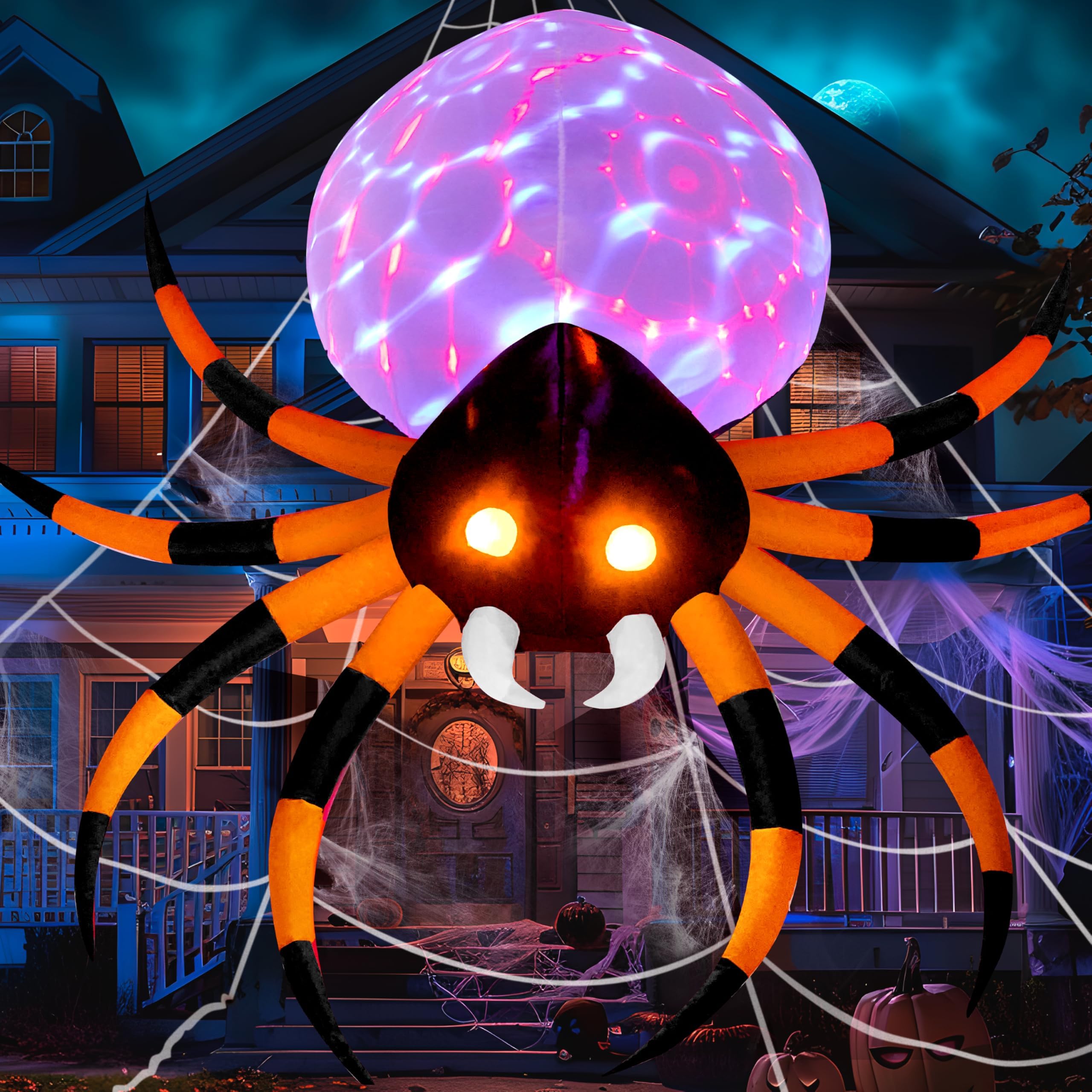 Amazon.com: Joiedomi 8 FT Halloween Inflatables Outdoor Decoration ...