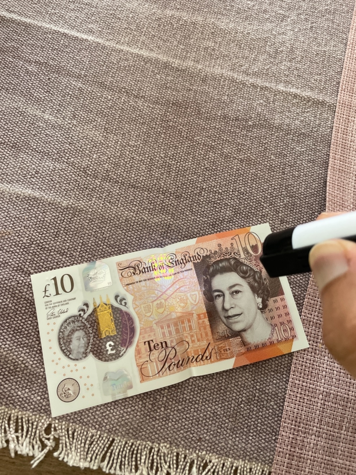 Minder 2 in 1 Forged Bank Note Cash Detector Pen with Integrated UV ...