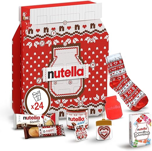 Nutella Exclusive Giant Christmas Advent Calendar 2025 - Assorted ...