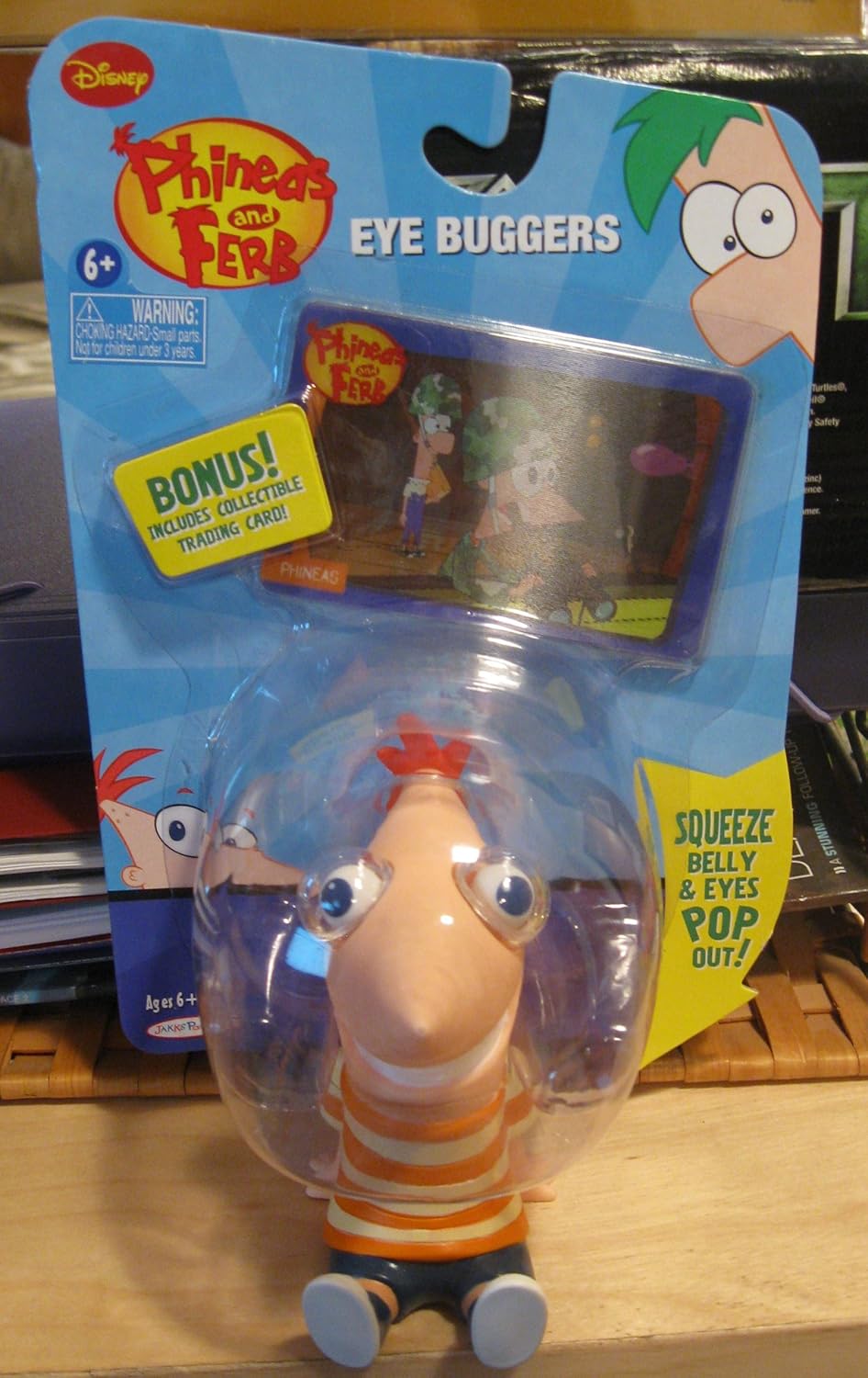 Amazon.com: Phineas and Ferb Disney Eye Buggers Figure - Phineas : Toys ...