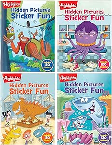 Highlights Hidden Pictures Sticker Fun Sticker Books for Kids Ages 3-6 ...