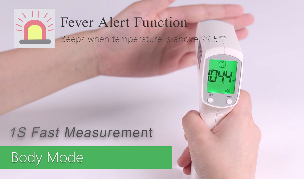 Touchless Professional Temperature Device Digital Forehead Temporal ...