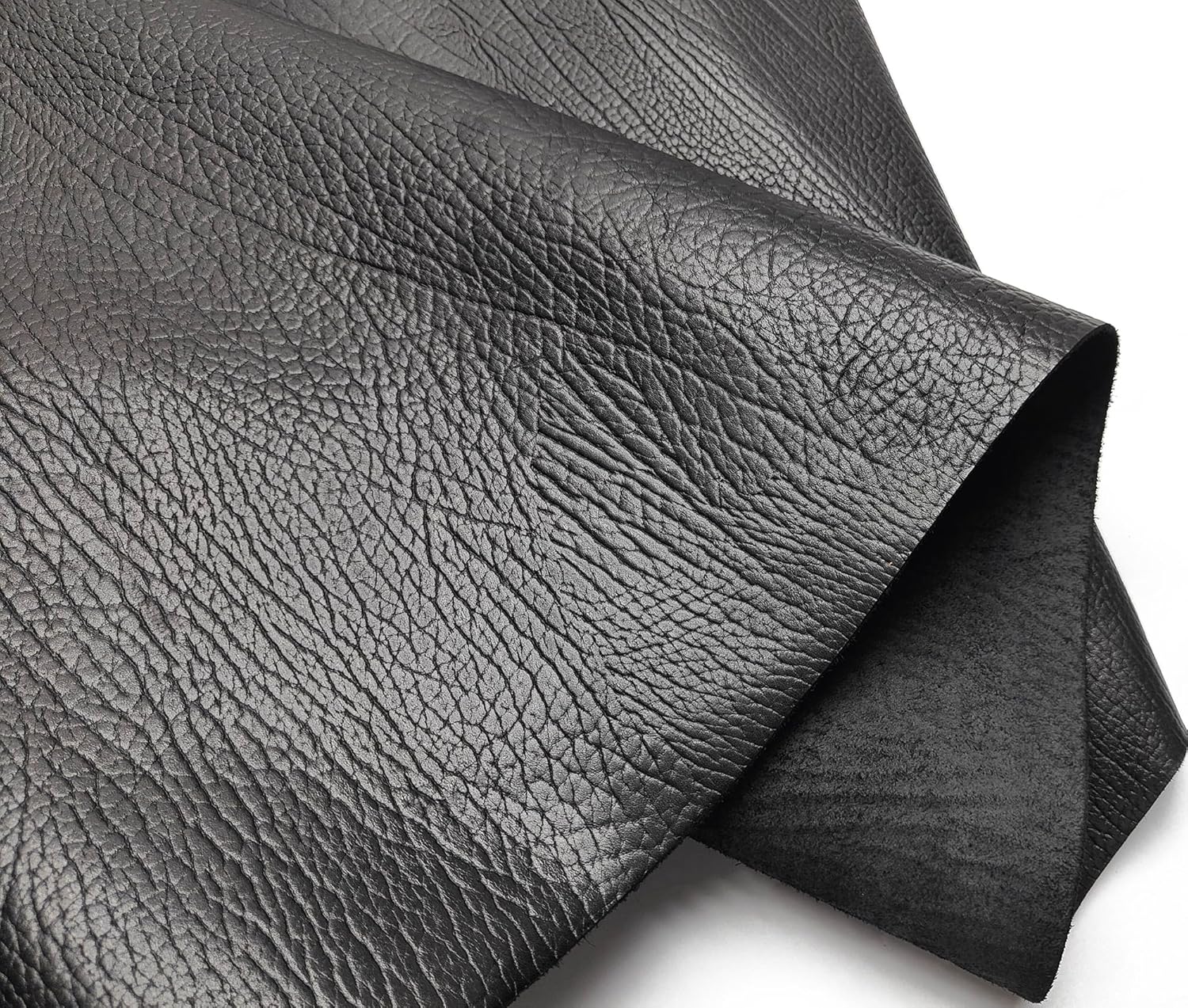 Amazon.com: DOQN Bump Texture Genuine Leather Sheets 2.0mm Thick Plain ...