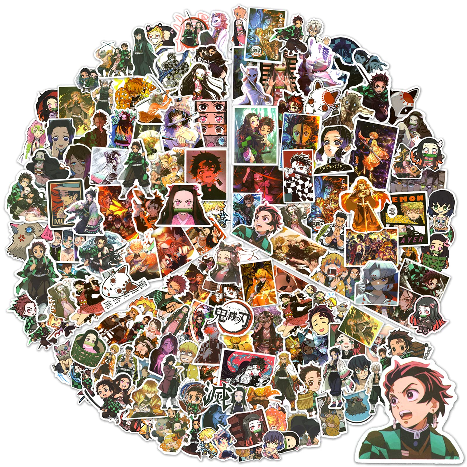 Buy 200pcs Demon Slayer Stickers Demon Slayer Sticker Pack,Anime ...