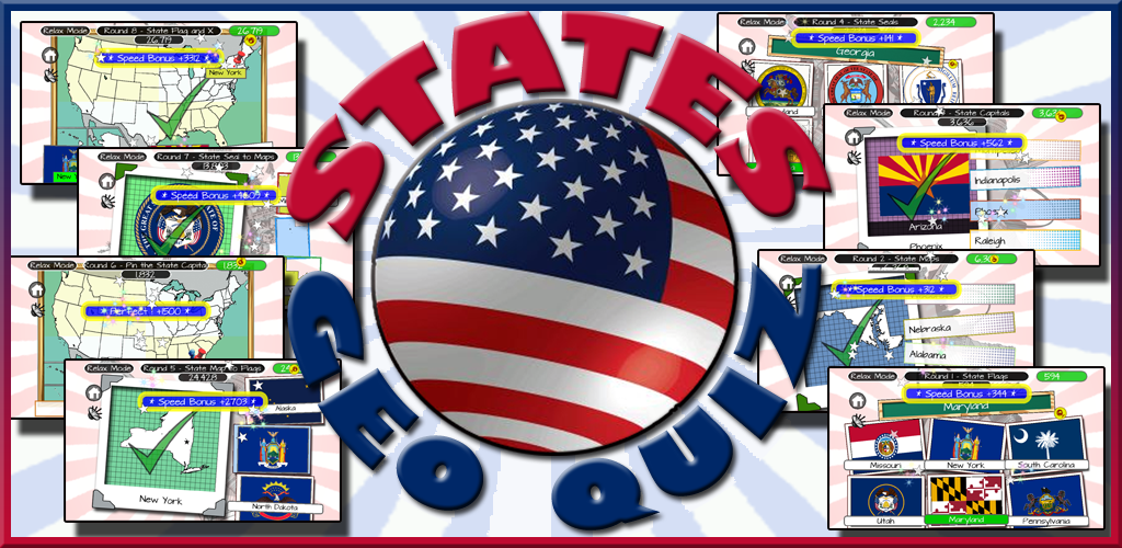 States Geo Quiz - US Geography game:Amazon.com:Appstore for Android
