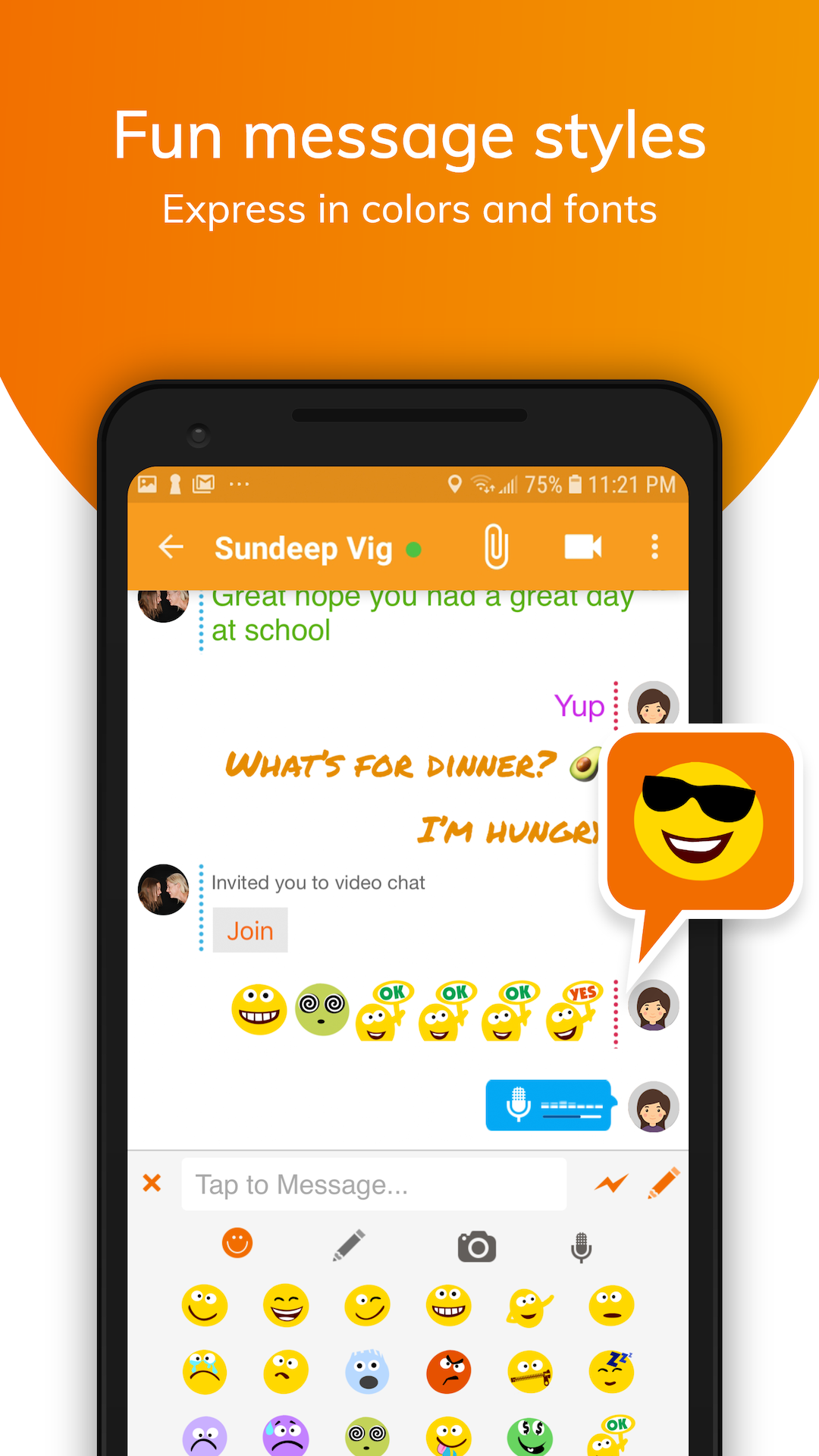 Stars Messenger. Safe Kids Messenger + Group Video Chat - App on Amazon ...