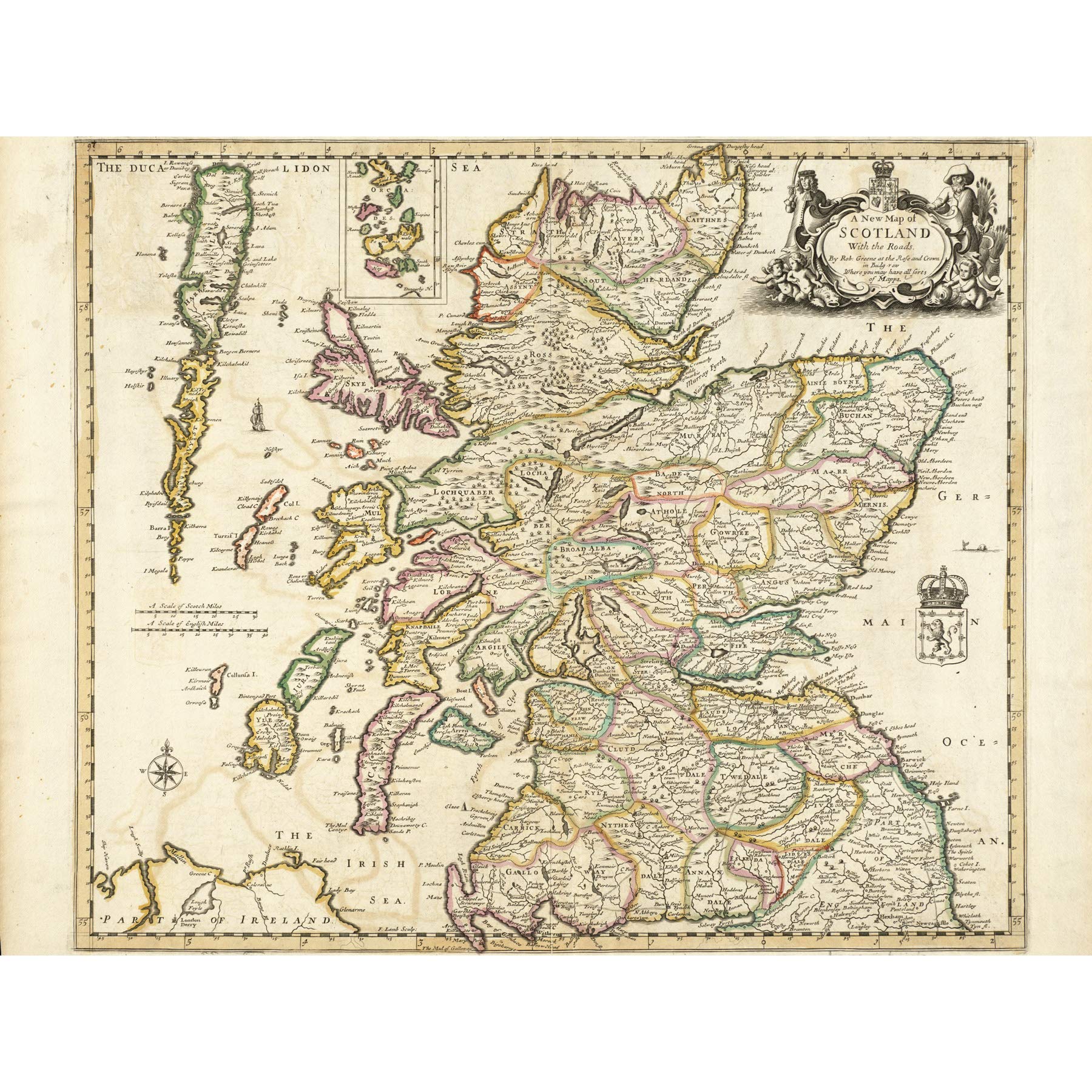 Map Scotland Counties Printable Central Belt Of Scotland County Map