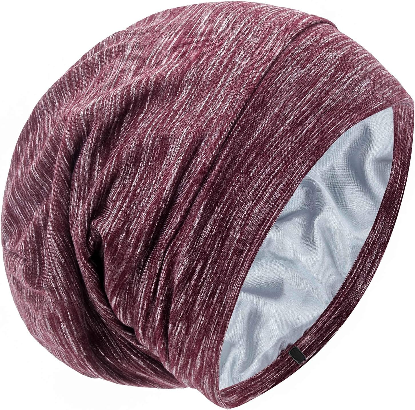 Amazon.com: Adjustable Satin Hair Bonnet for Sleeping: Silk Night Cap ...