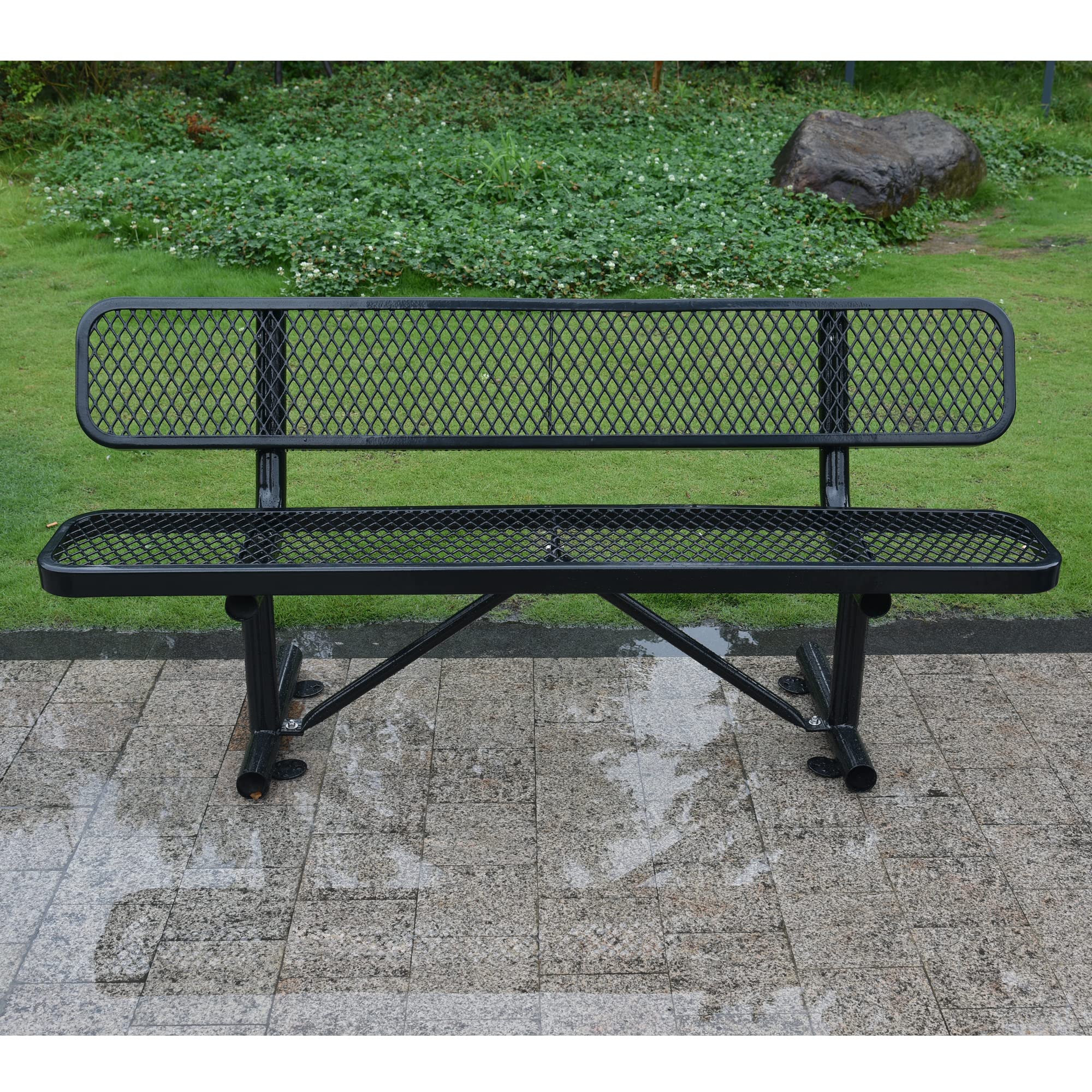 Black Iron Commercial Benches Amazon.com: Generic Modern Iron Outdoor