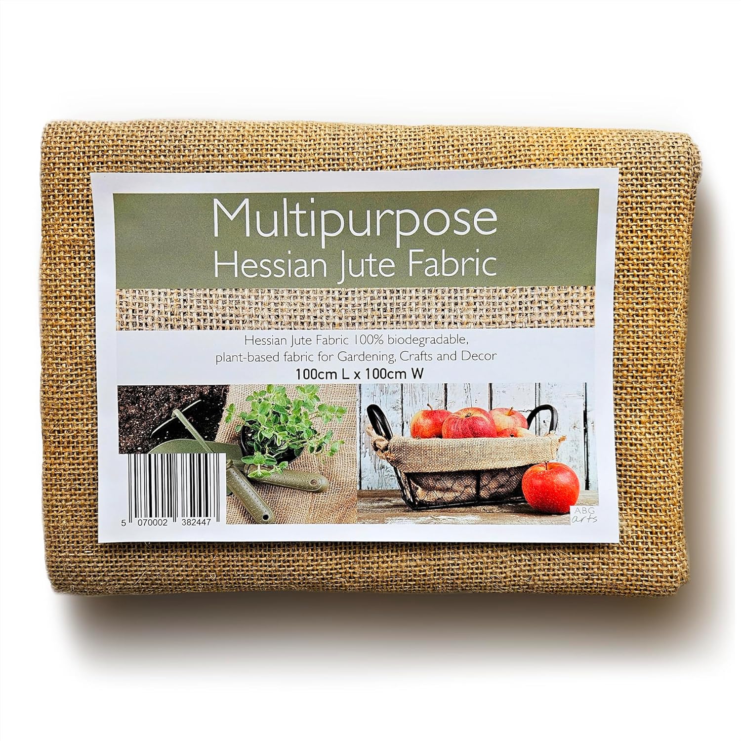 Multipurpose Hessian Jute Fabric. 260 GSM. 100% Biodegradable Plant ...