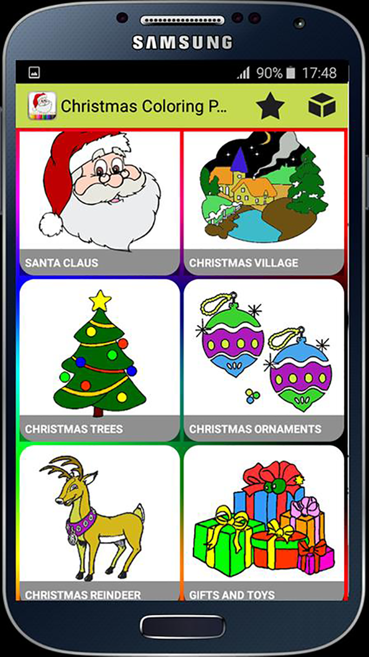 Christmas Coloring Pages Game FREE - App on Amazon Appstore