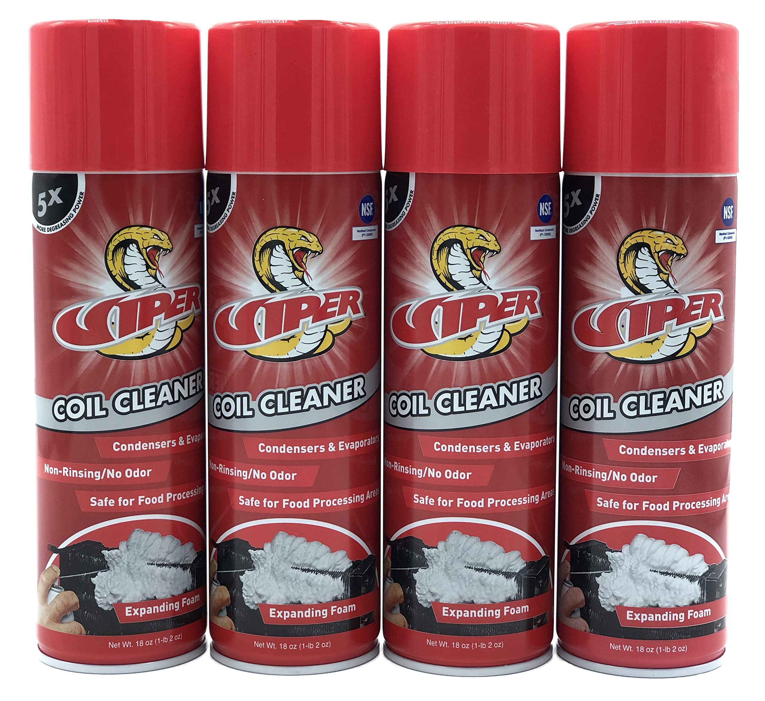 Refrigeration Technologies Viper Non-Rinsing Coil Cleaner RT375A (4 ...