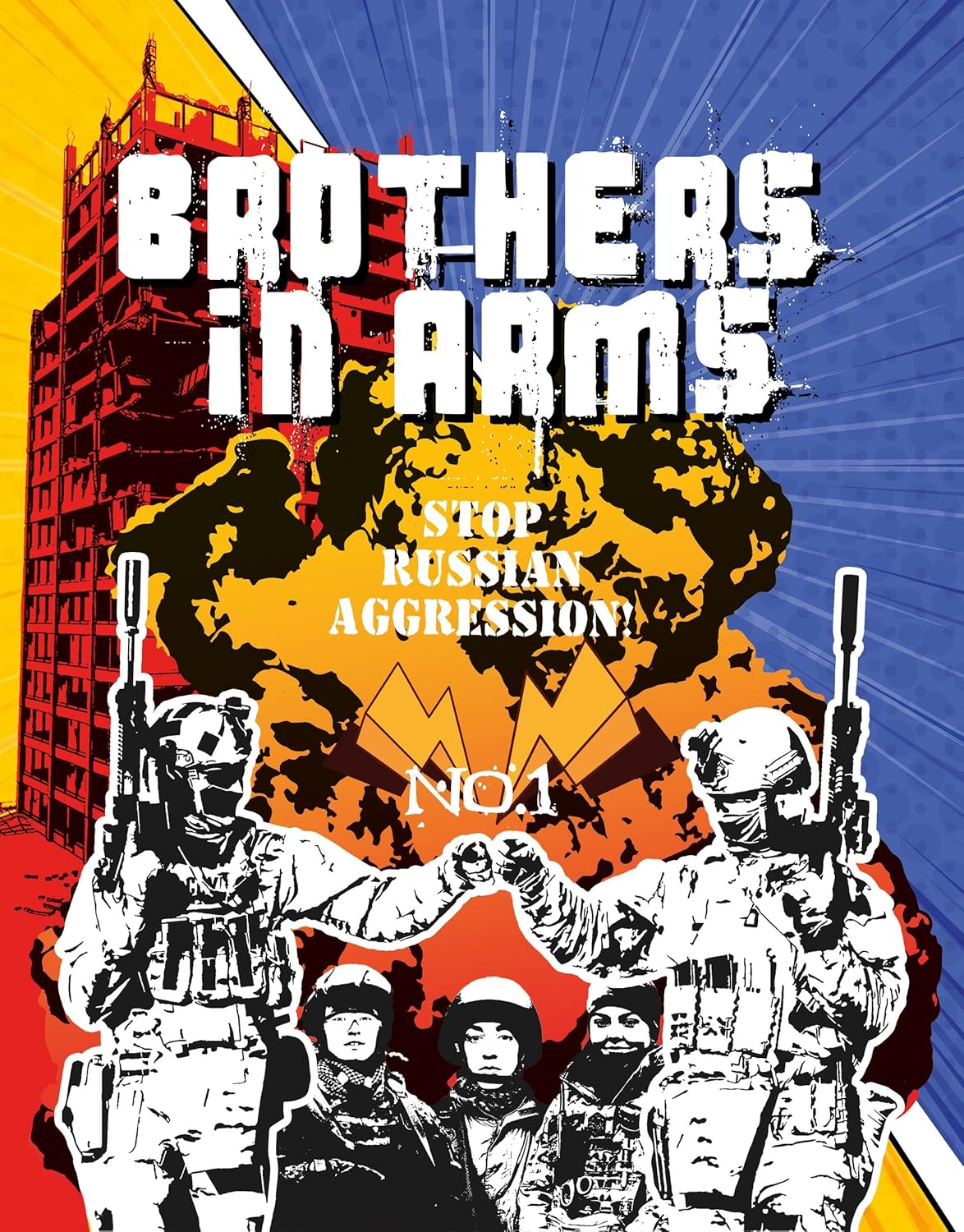 Amazon.com: Brothers in Arms : Ukrainian Comic Book About War Russia vs ...