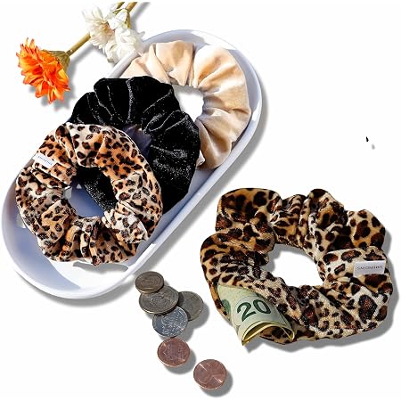 Amazon.com : LokiStashed 3-PACK Velvet Hair Tie Scrunchies for VSCO ...