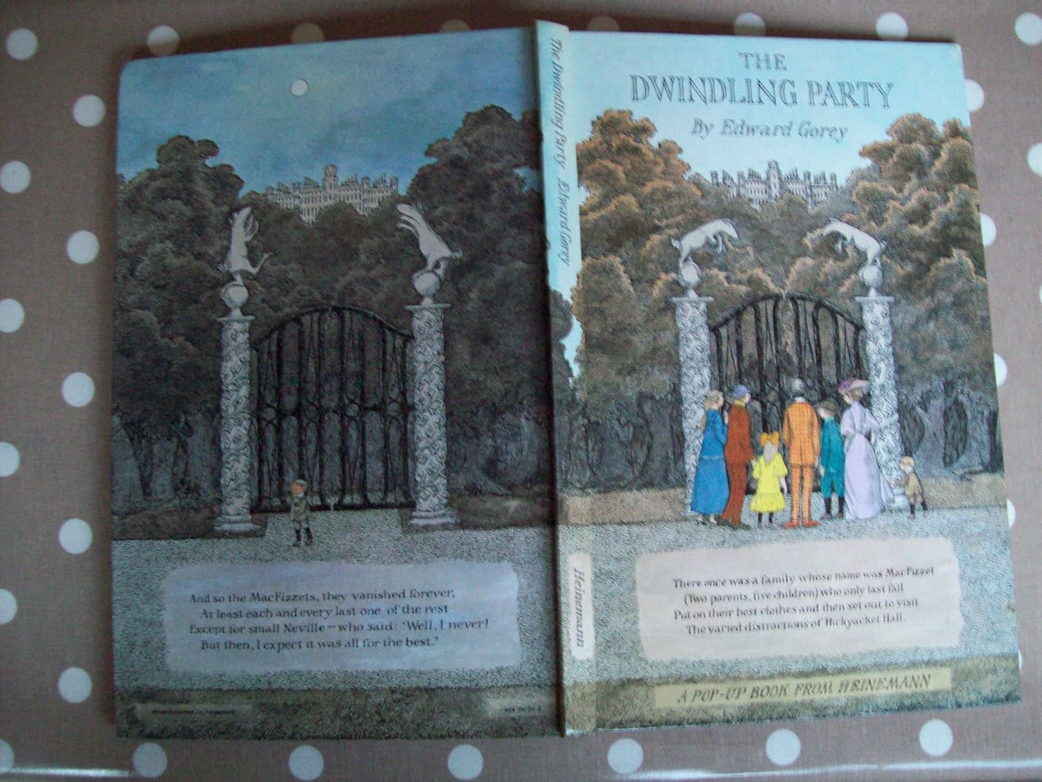 Amazon.com: The Dwindling Party: 9780434941308: Gorey, Edward, Illus ...
